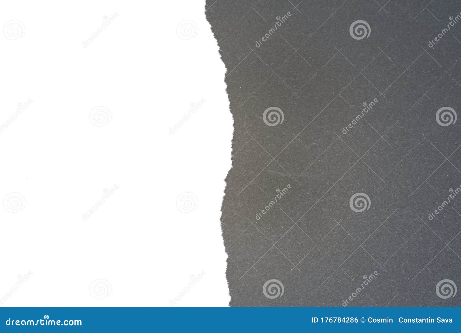 Half ripped paper stock photo. Image of paper, damage - 176784286
