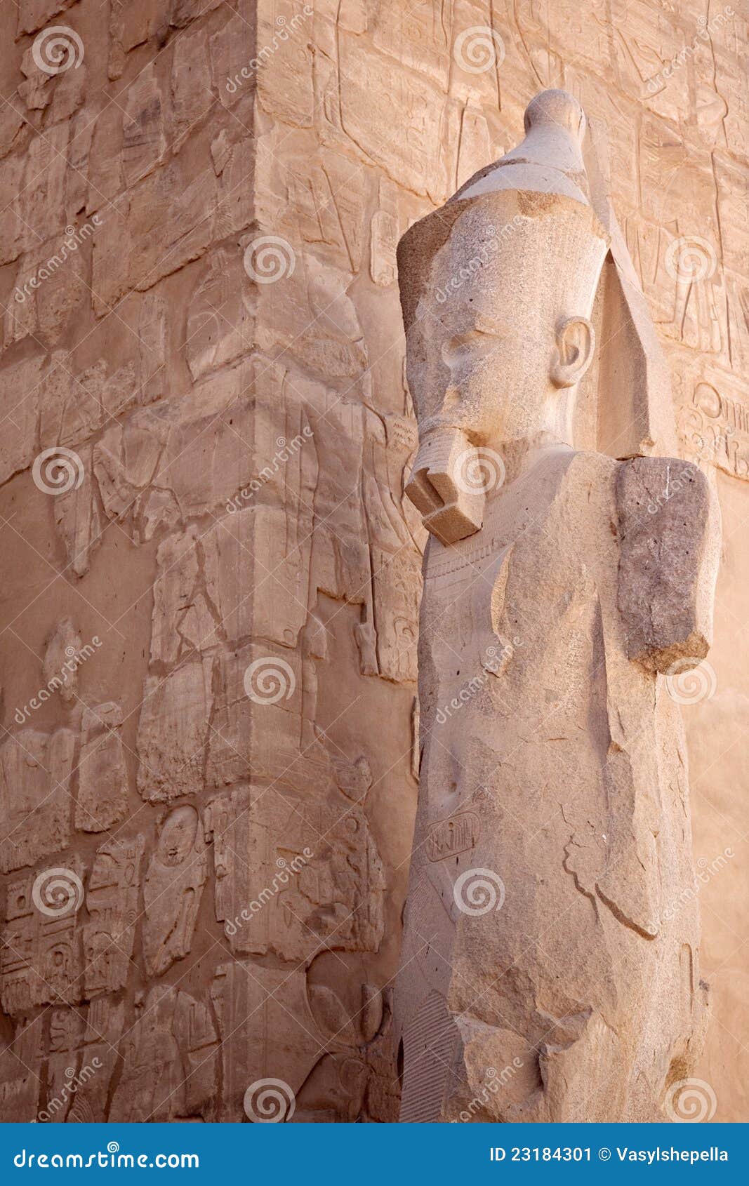 Half-ruined statue stock image. Image of wall, historical - 23184301