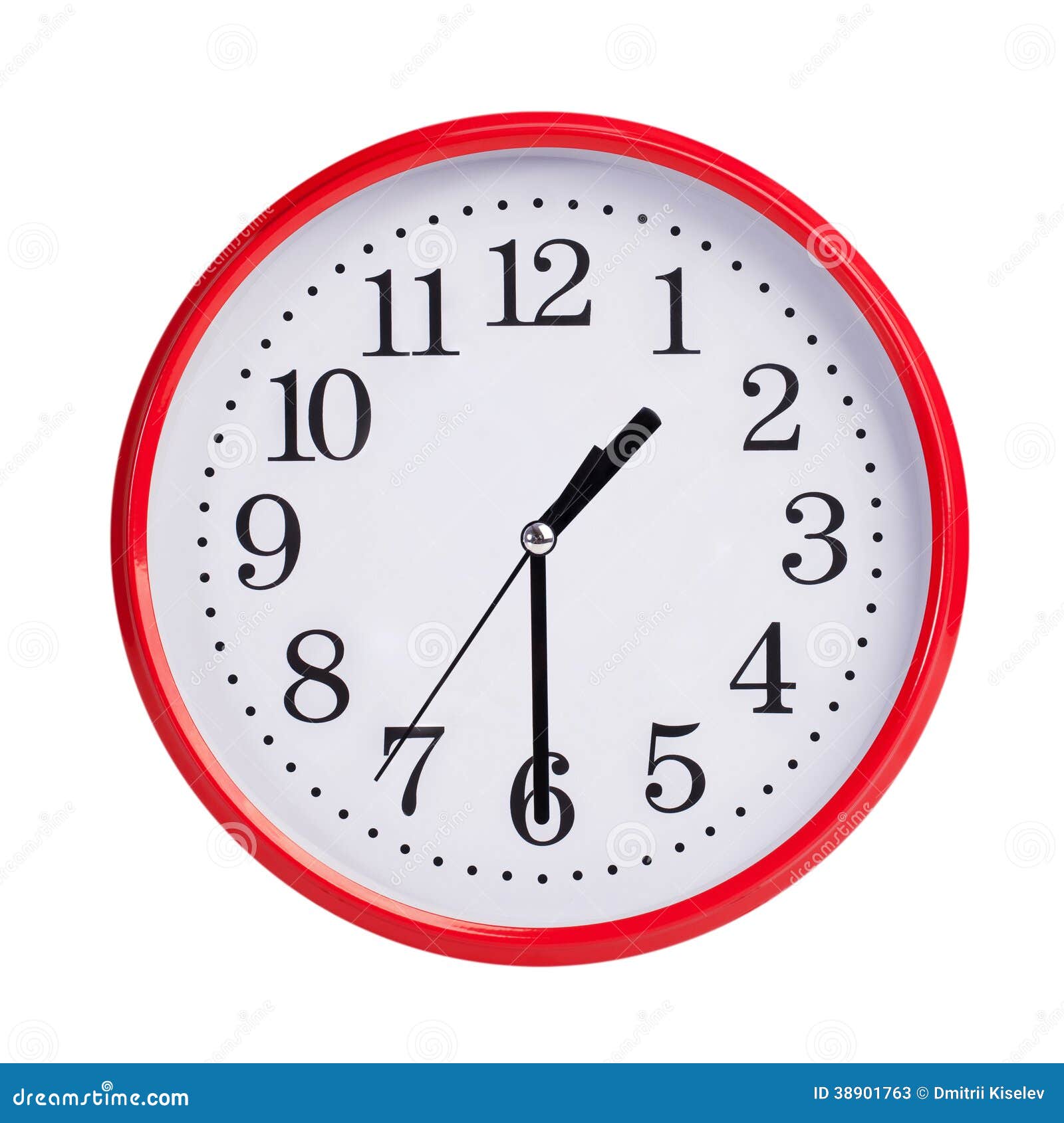 Half of the Second Round on a Clock Face Stock Image - Image of ticker ...