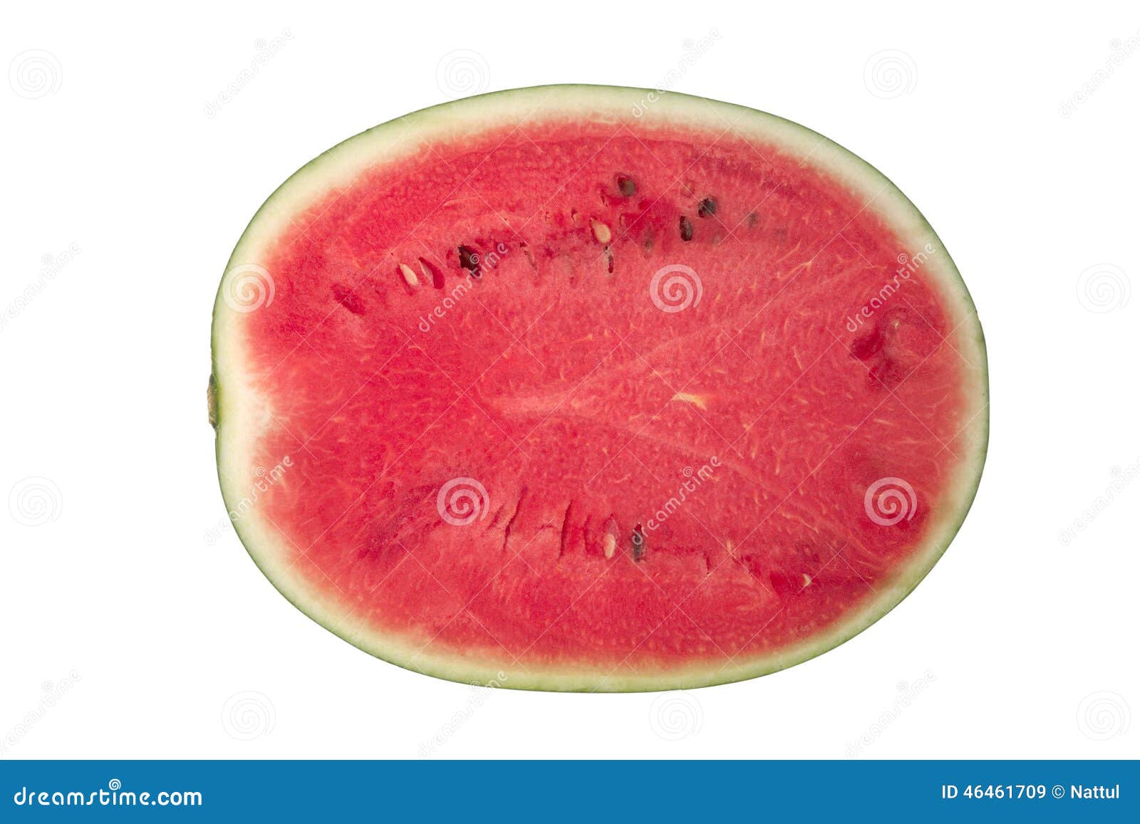 Half Section of Red Watermelon Stock Image - Image of melon, studio ...