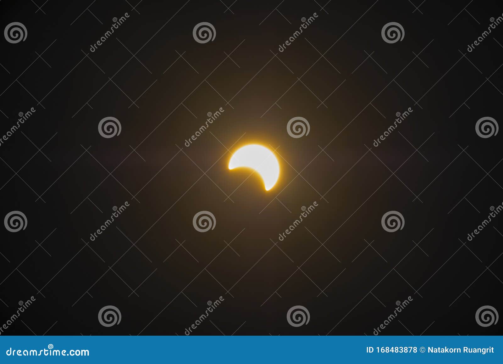 Half the Shadow of the Solar Eclipse a Natural Phenomenon on Earth that ...