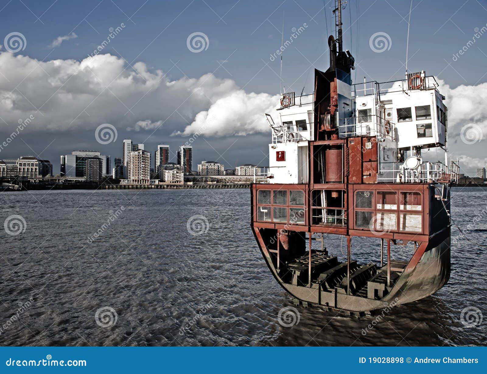 Half Ship stock photo. Image of london, cutaway, ship - 19028898