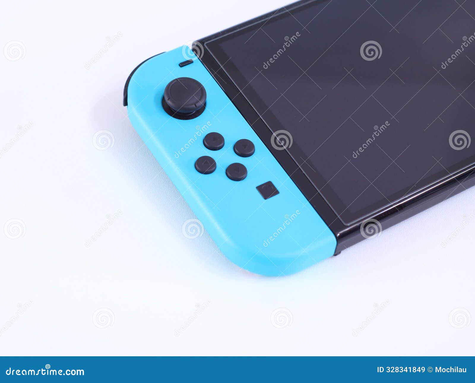 Half Shot of Game Controller Isolated on White. Stock Image - Image of ...
