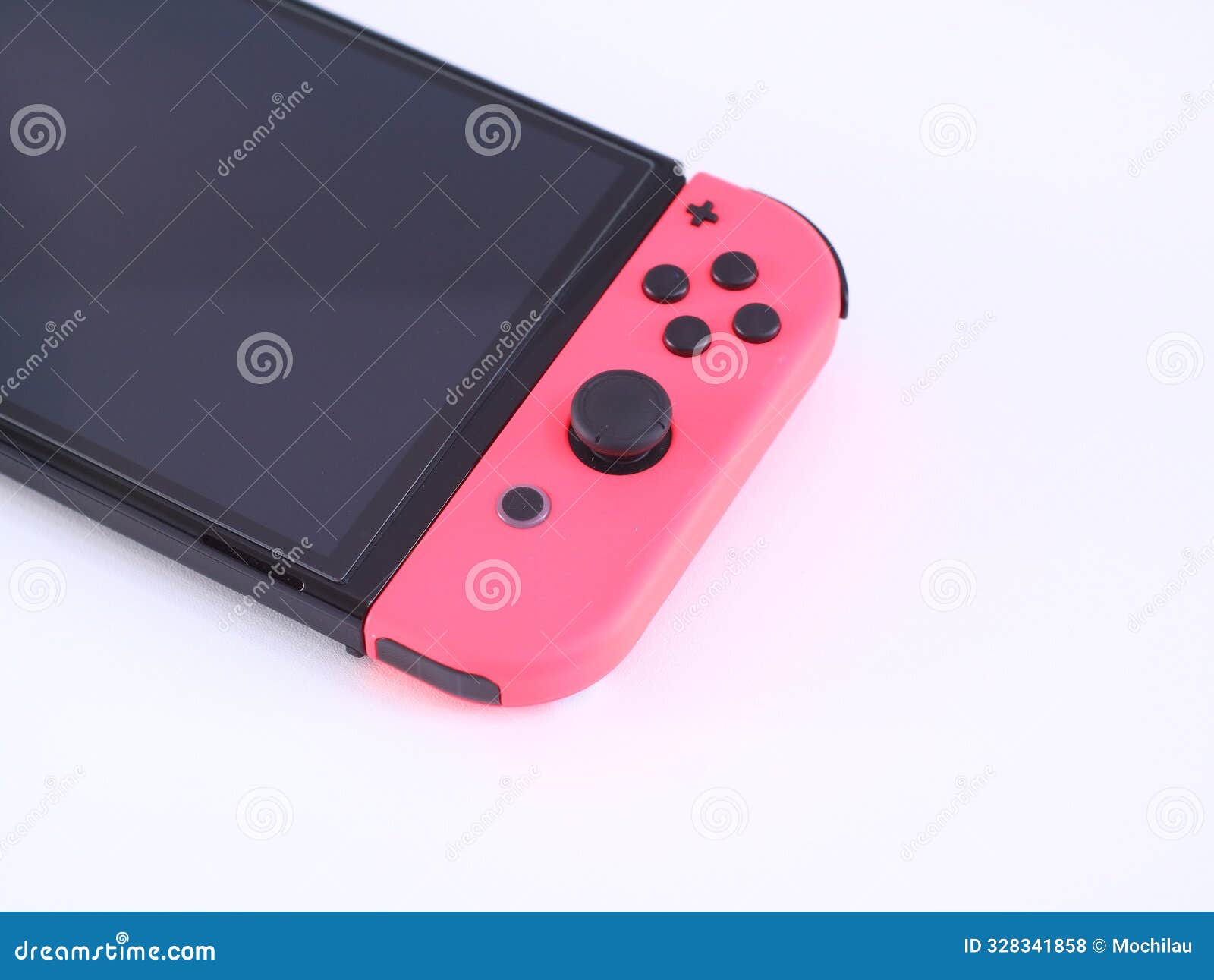 Half Shot of Game Controller Isolated on White. Stock Photo - Image of ...