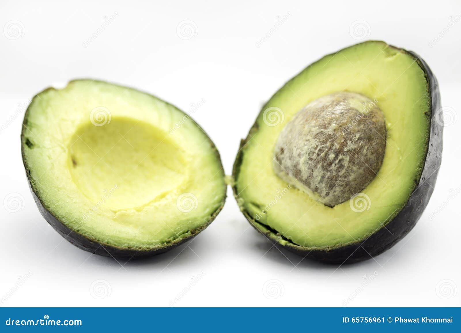 Half slice avocado stock image. Image of green, fresh - 65756961