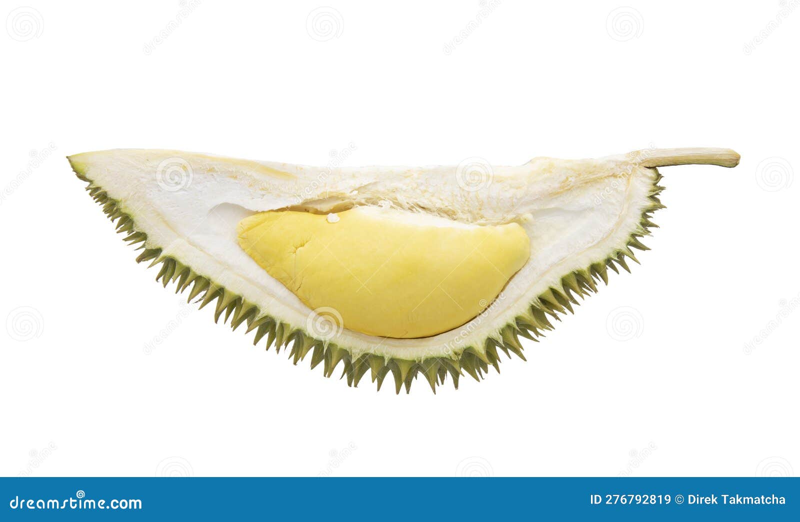 Half Sliced Durian Isolated Stock Image - Image of nutrition, freshness ...