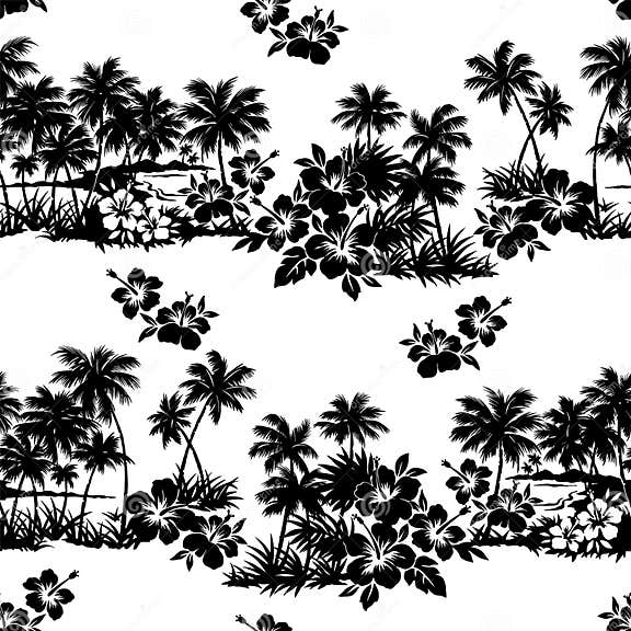 Cute and Simple Aloha Shirt Seamless Pattern, Stock Vector ...