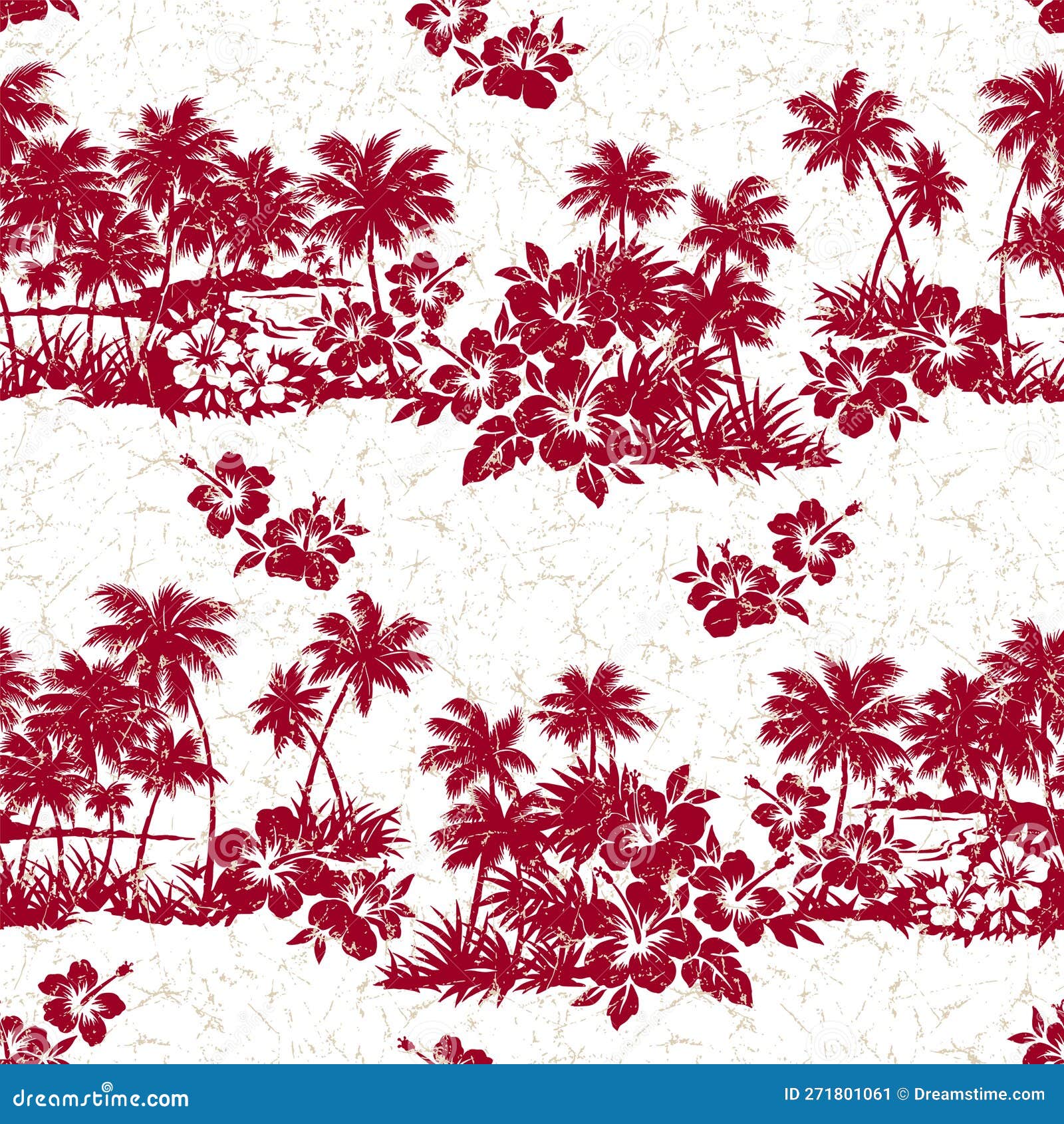 Cute and Simple Aloha Shirt Seamless Pattern, Stock Vector ...