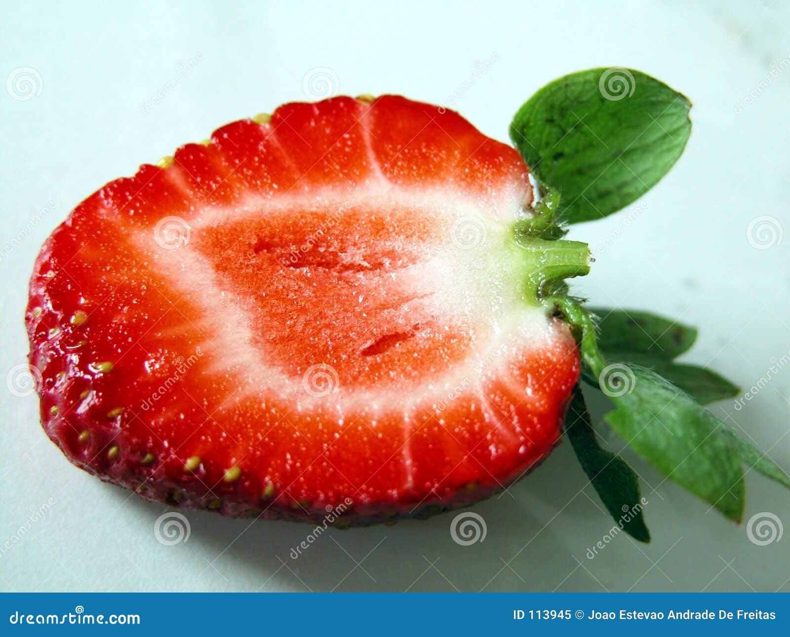 Half strawberry stock image. Image of food, lunch, natural - 113945