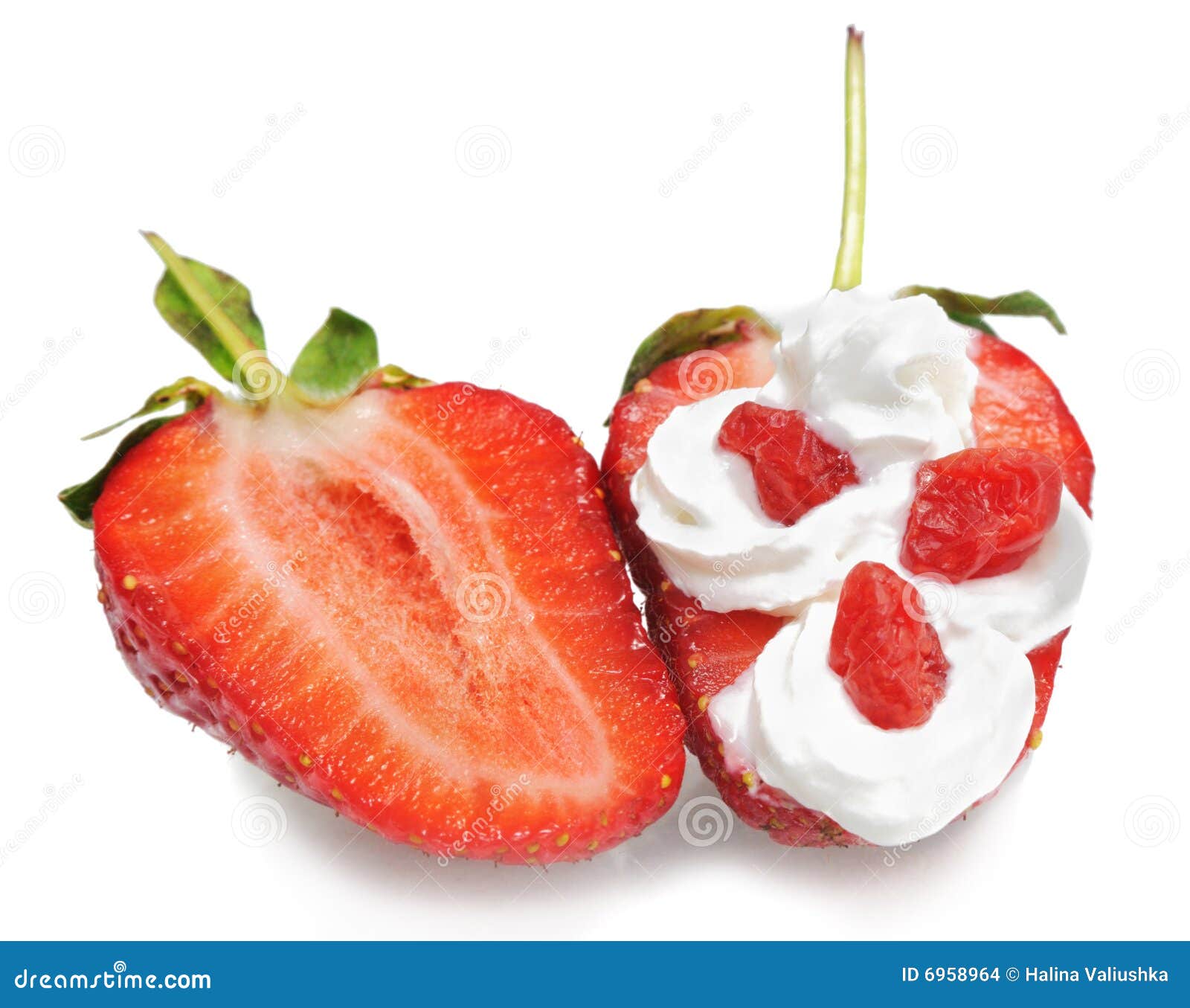 Half strawberry stock photo. Image of closeup, nature - 6958964