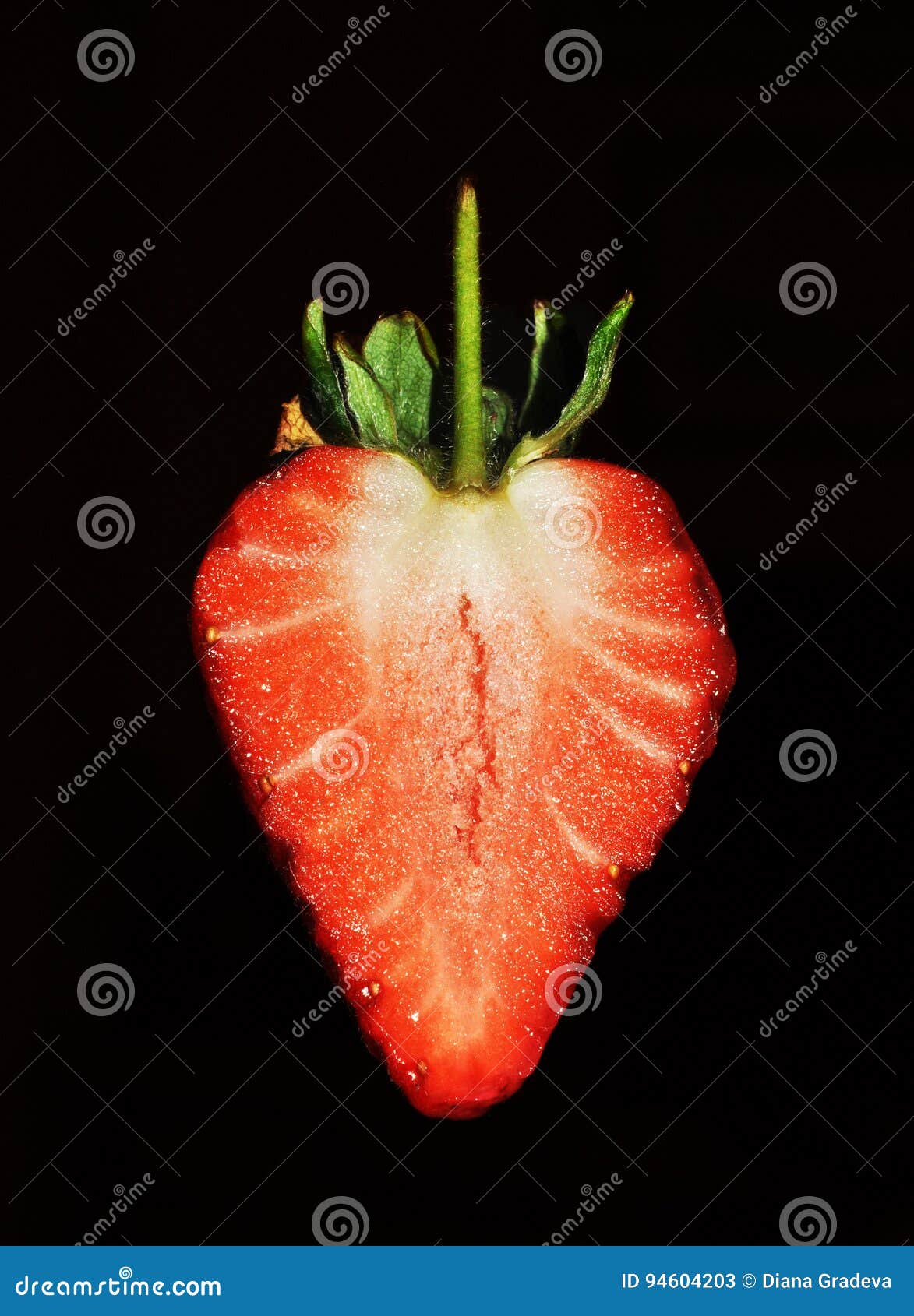 Half Strawbery stock image. Image of natural, fruits - 94604203