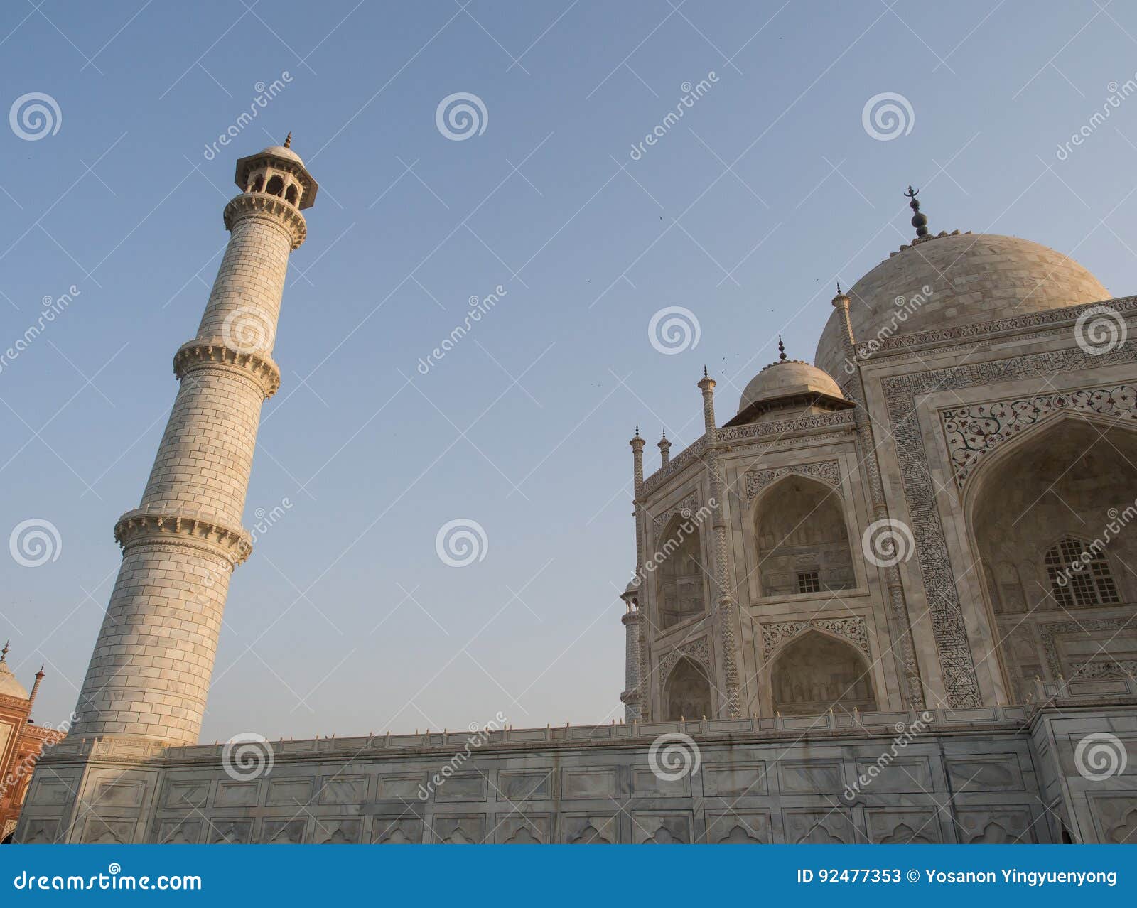 A Section Of Taj Mahal In India Stock Photography | CartoonDealer.com ...