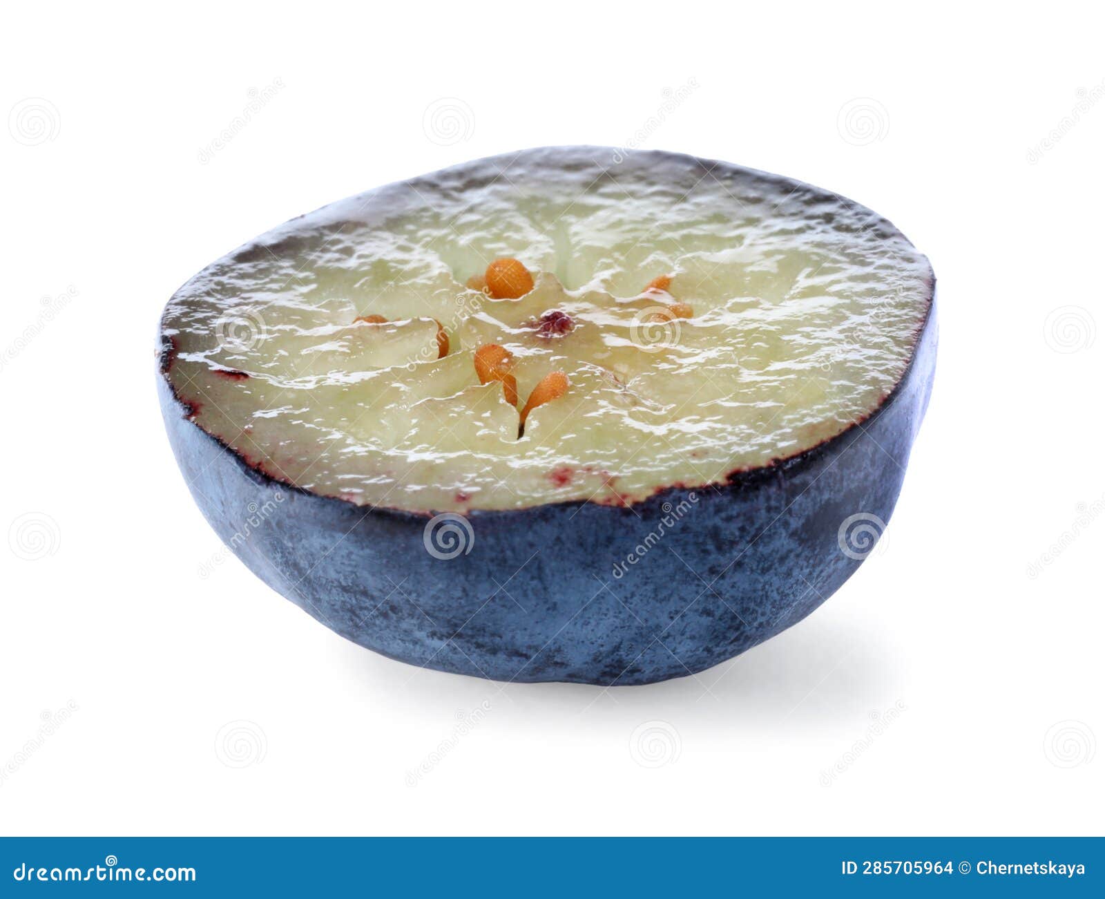 Half of Tasty Blueberry Isolated on White Stock Photo - Image of blue ...