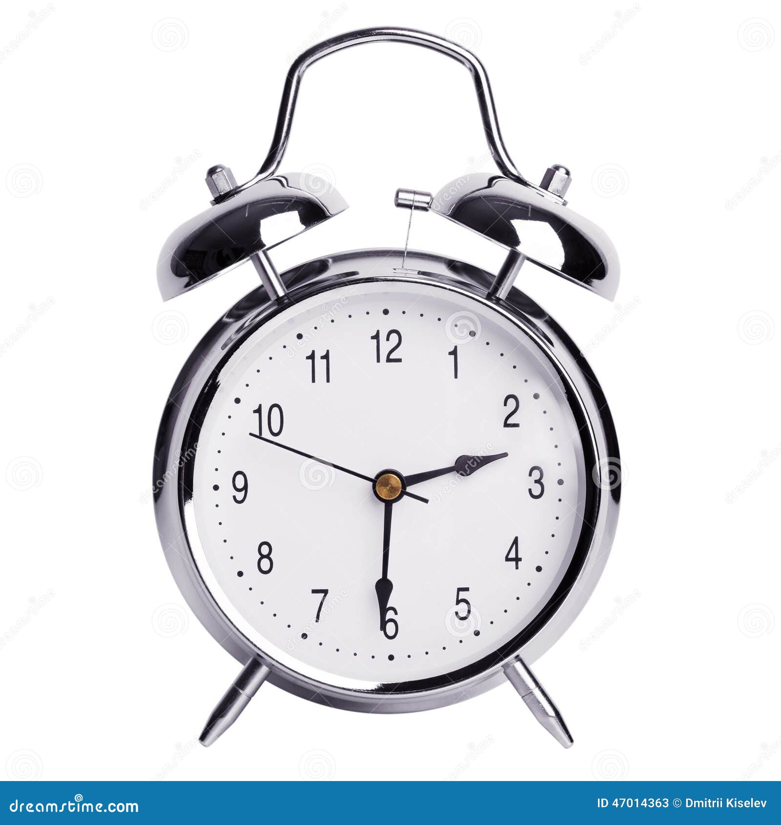 Half of the Third on a Alarm Clock Stock Image - Image of clockwork ...