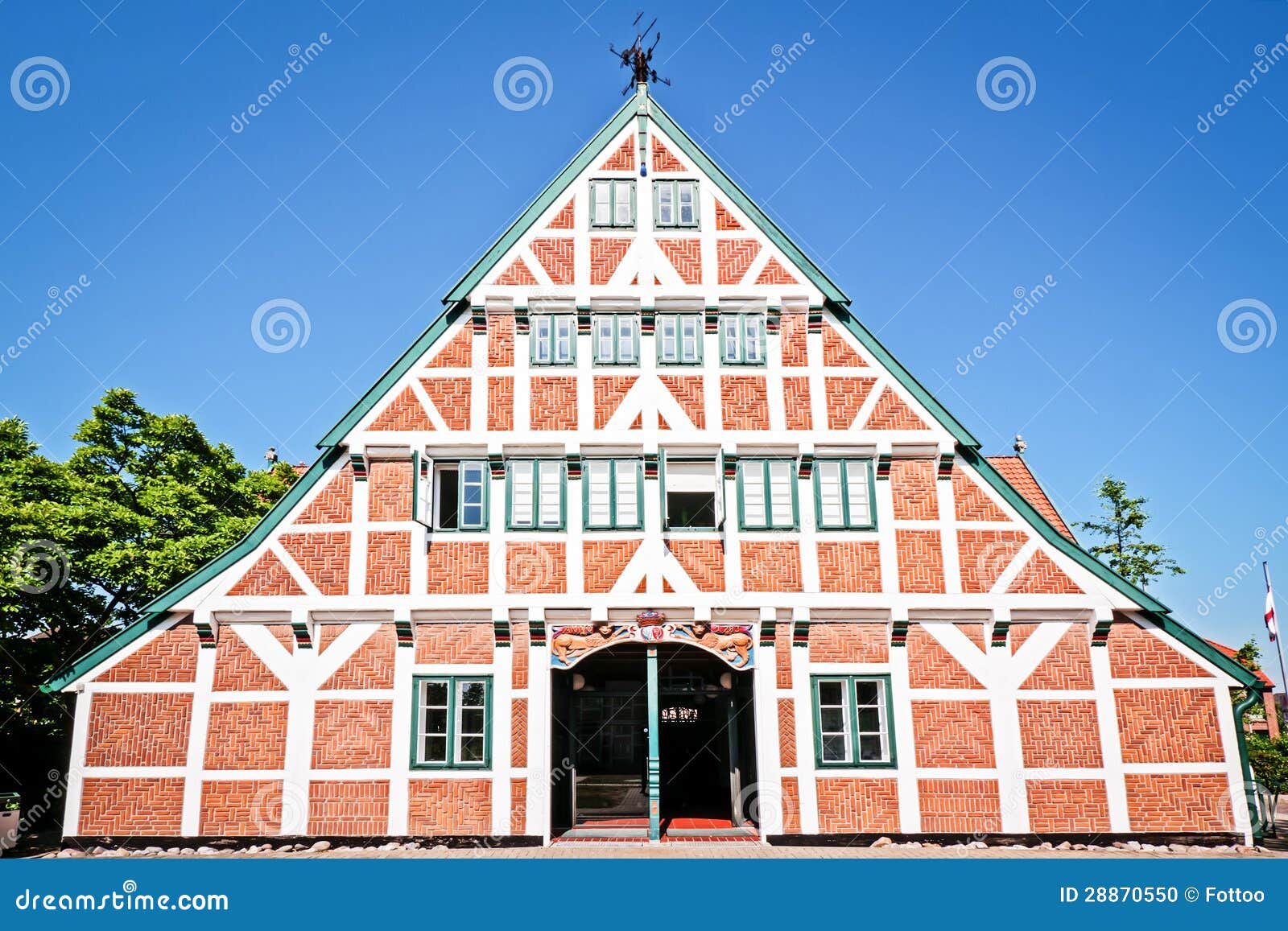 Half timbered stock photo. Image of brick, elegance, residential - 28870550