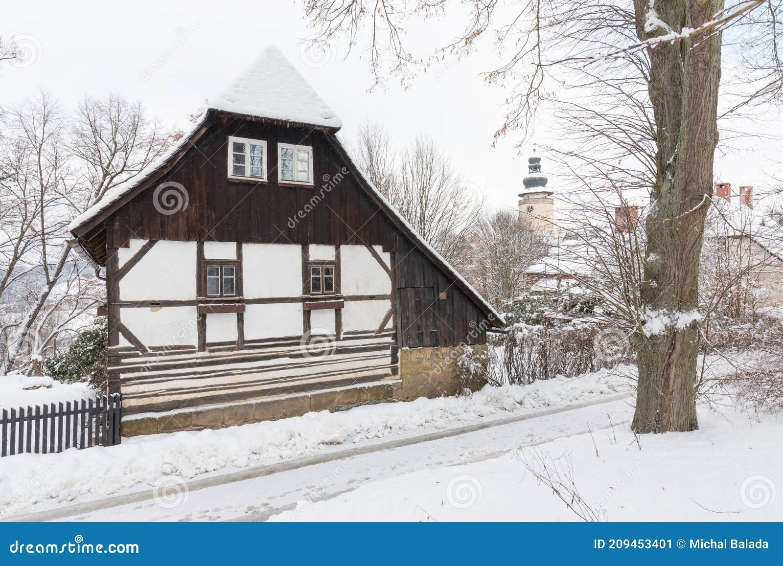 A Half-timbered Building is a Building, Its Walls are Built Using the ...