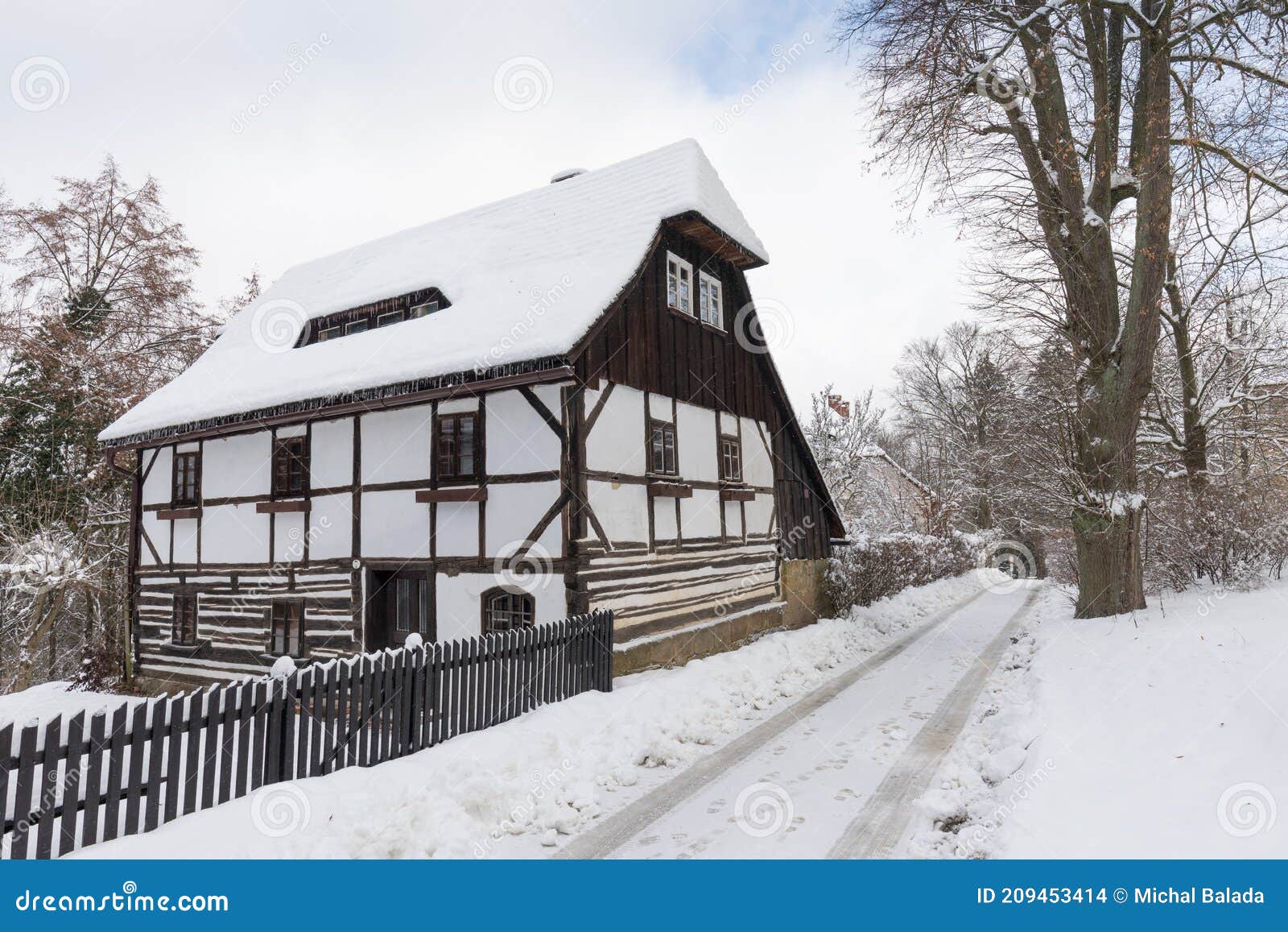A Half-timbered Building is a Building, Its Walls are Built Using the ...