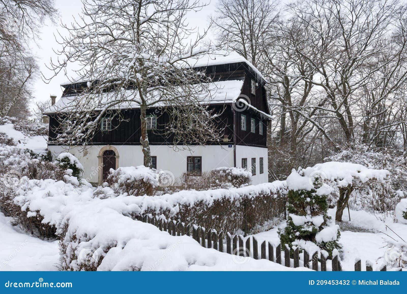 A Half-timbered Building is a Building, Its Walls are Built Using the ...