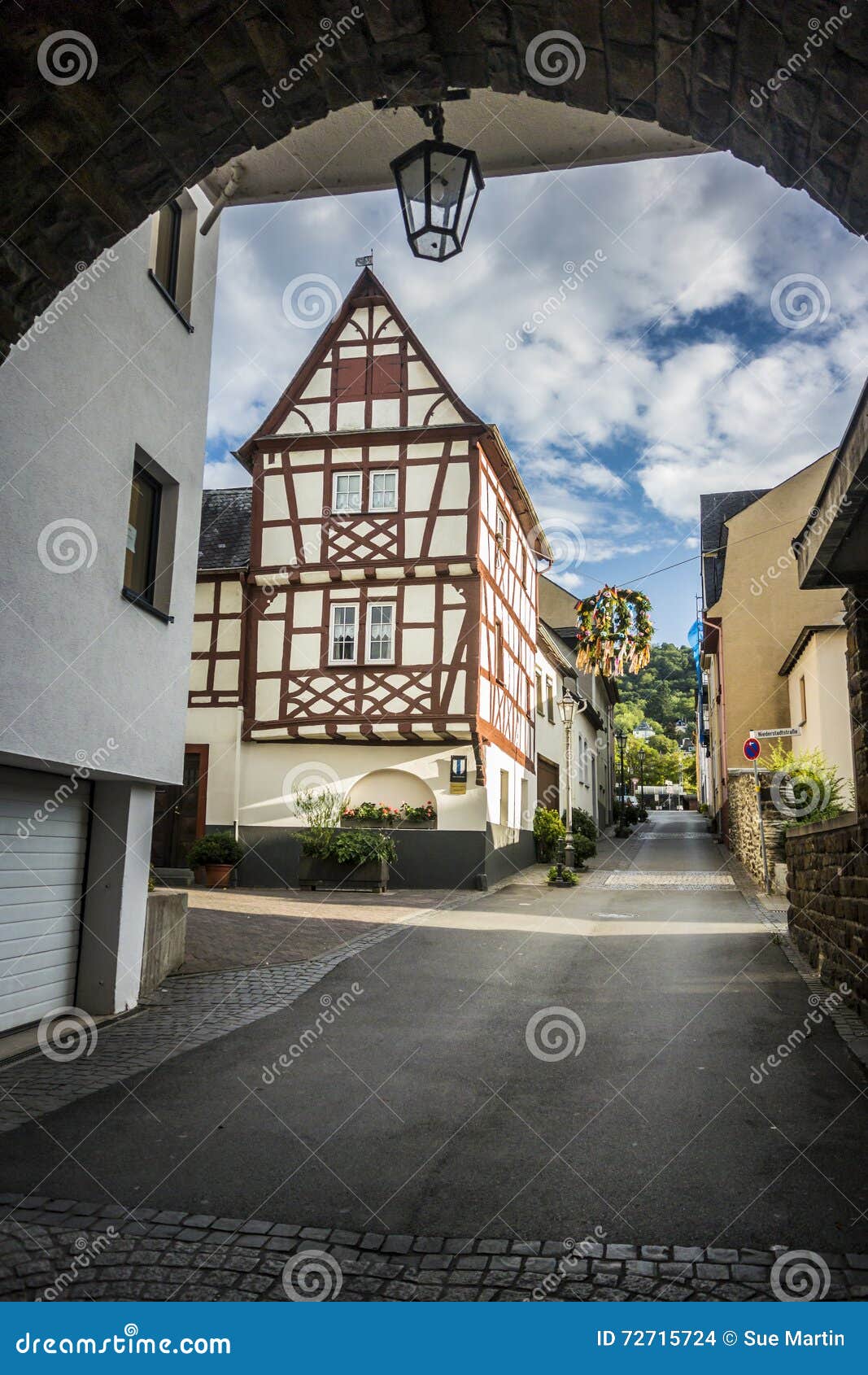 Half-Timbered Building in Germany Stock Photo - Image of historical ...