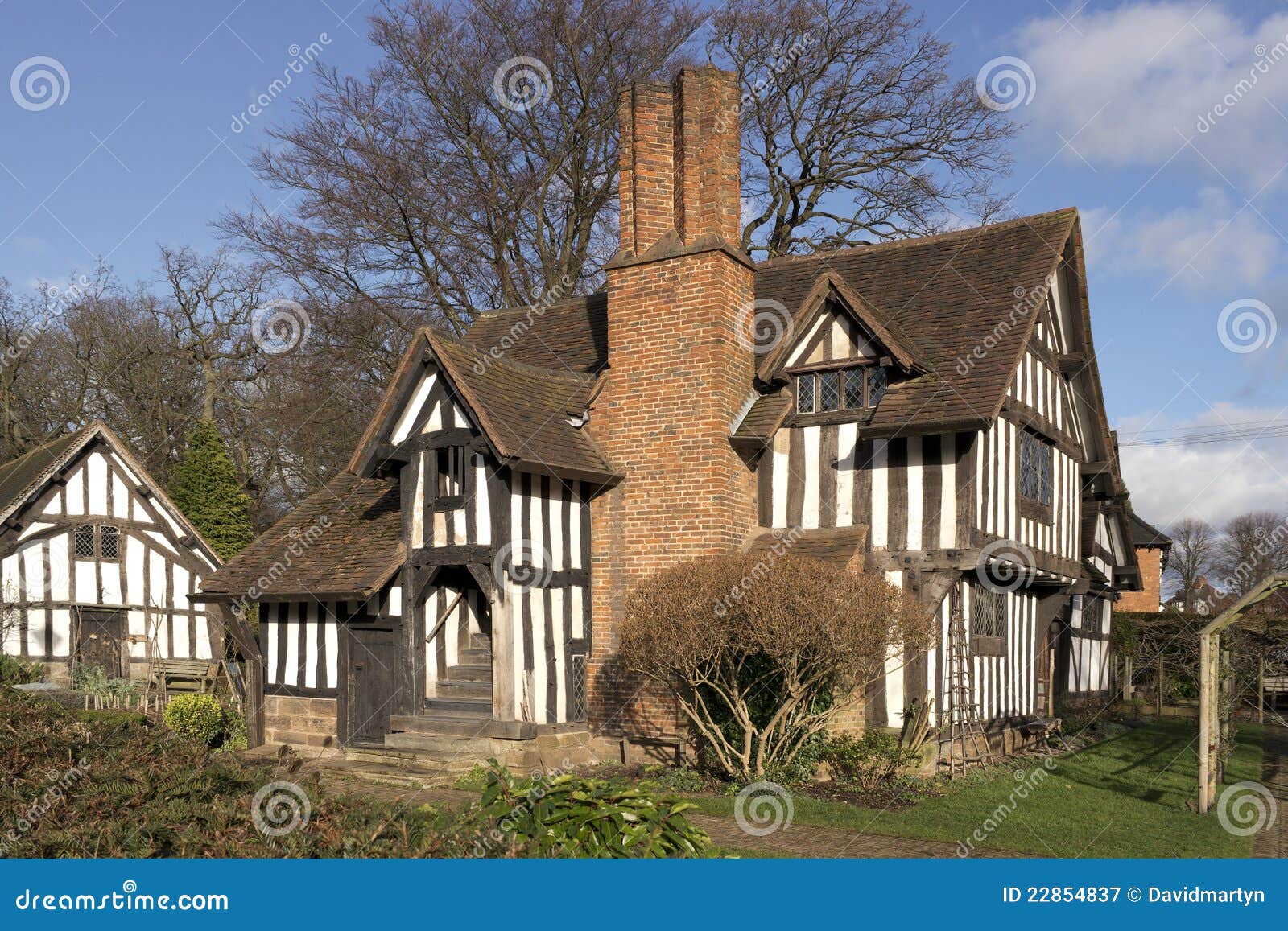 Half timbered buildings stock image. Image of real, houses - 22854837