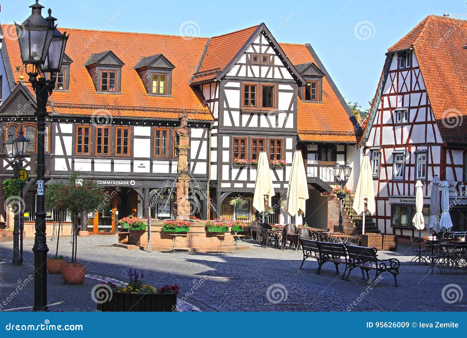 Half-timbered Buildings in Germany Editorial Stock Image - Image of ...