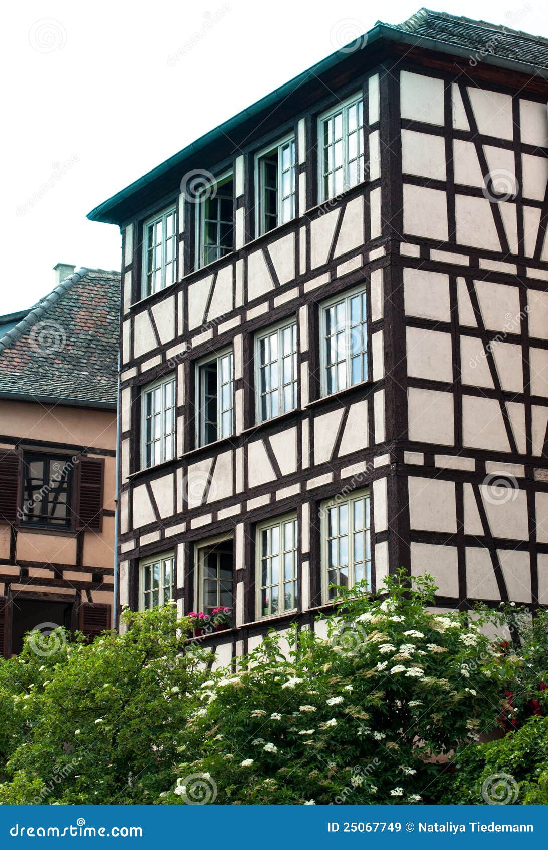Half-timbered house stock image. Image of structure, feature - 25067749