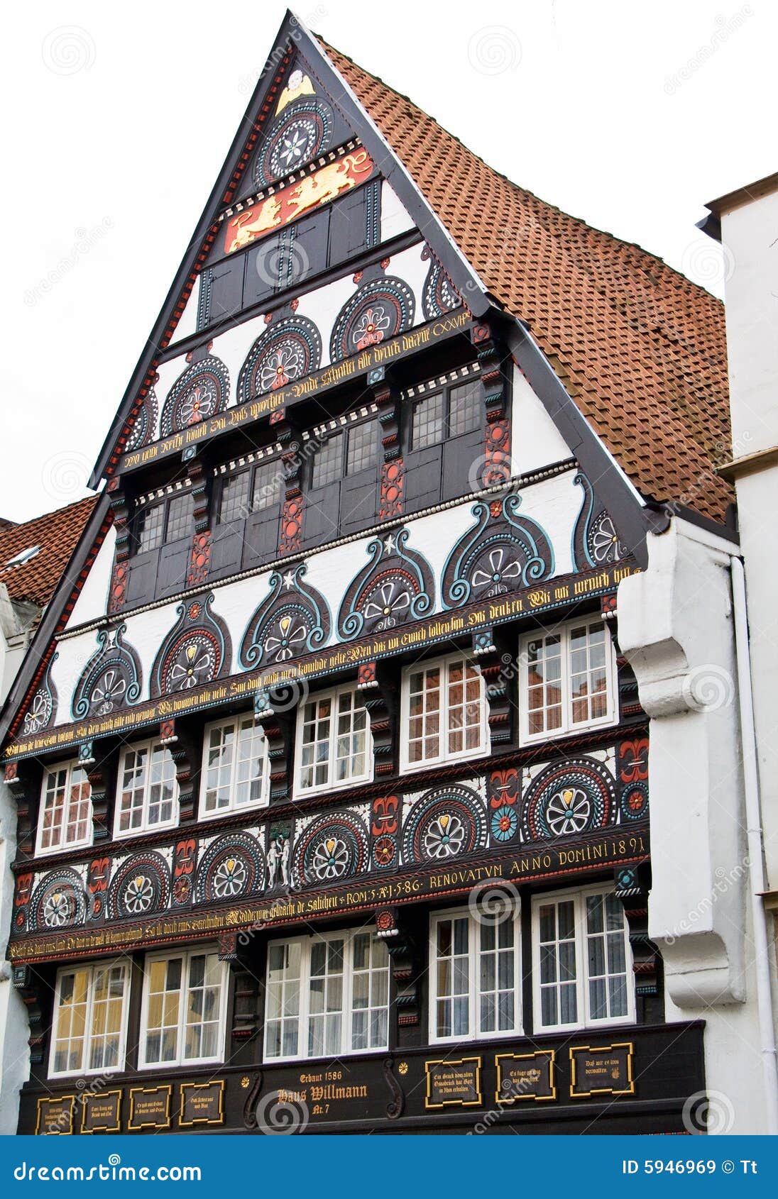 Half Timbered house stock image. Image of exterior, residential - 5946969