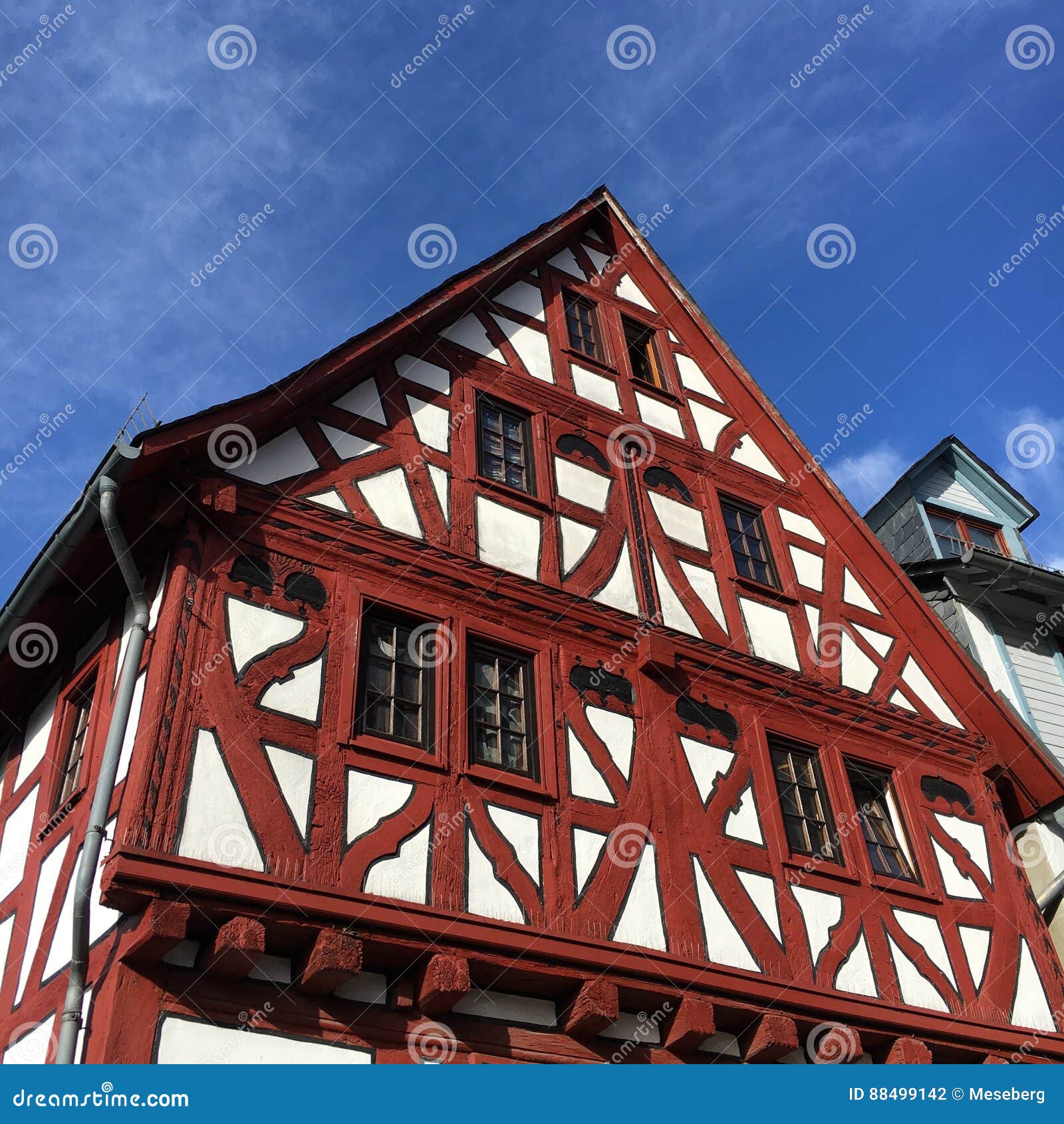 Half Timbered House in Limburg Stock Photo - Image of detail, house ...