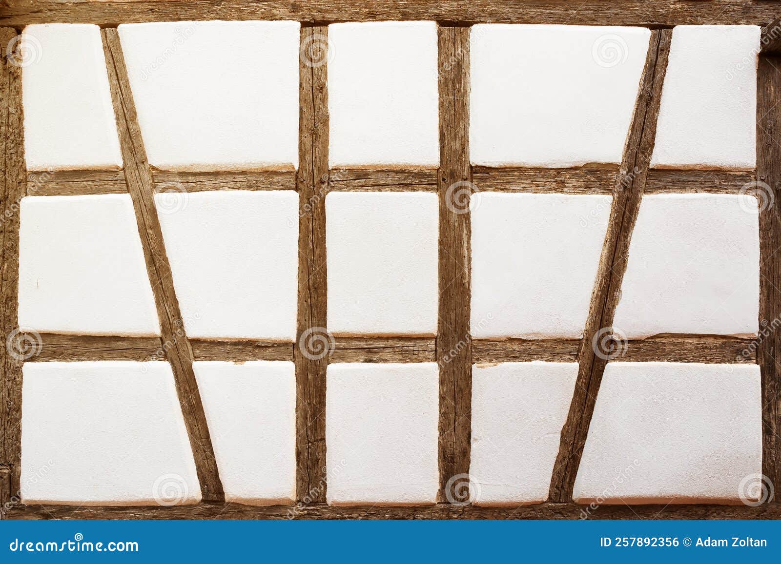 Half-timbered House Pattern from Alsace, France Stock Photo - Image of ...