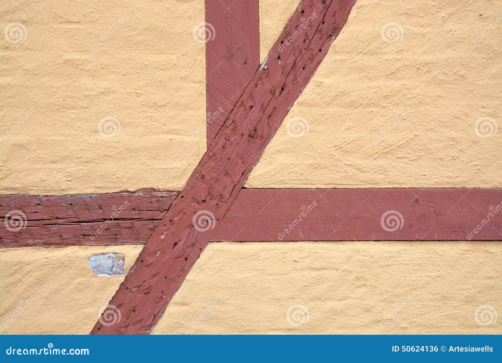Half-timbered wall detail stock photo. Image of construction - 50624136