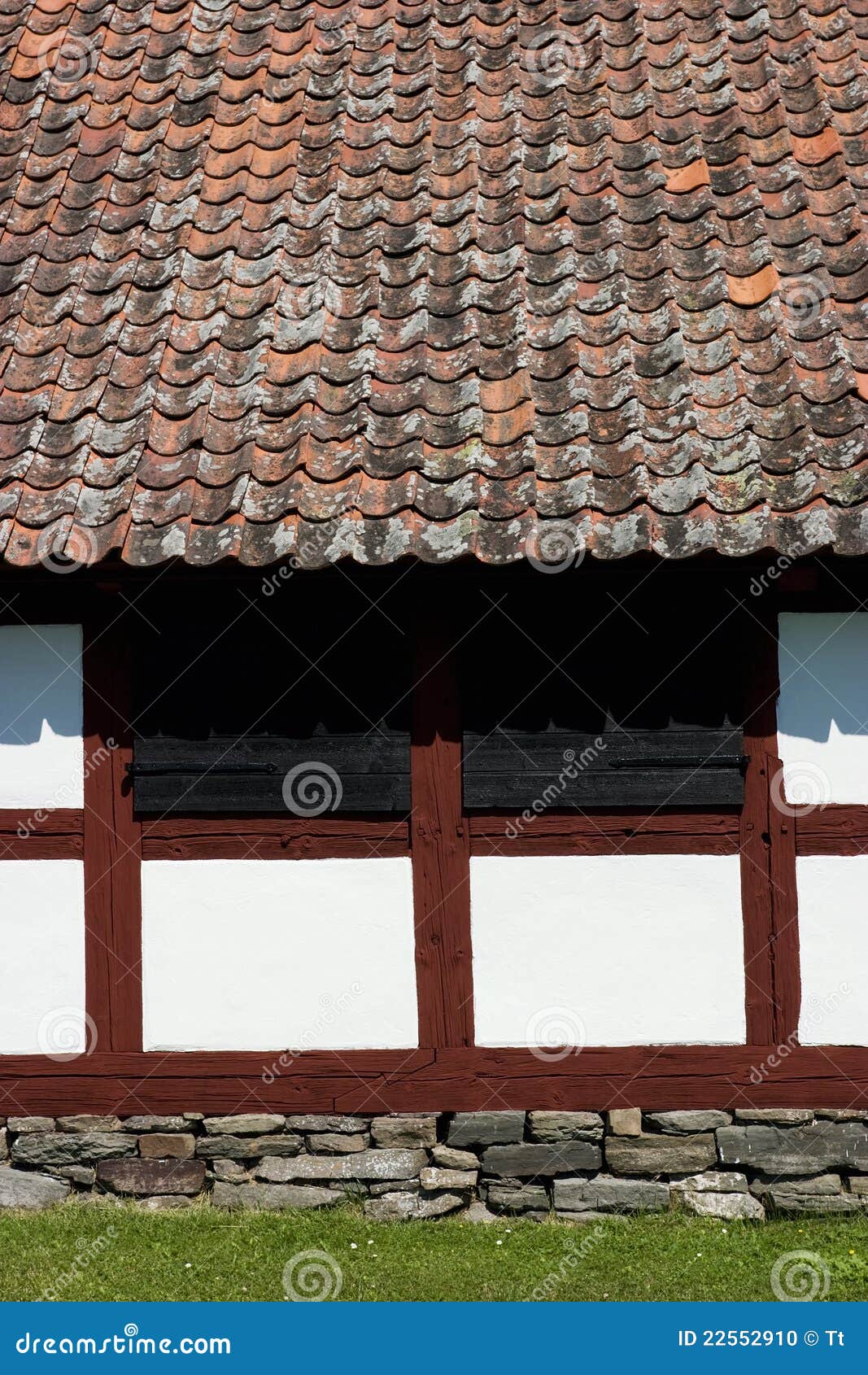 Half timbering barn stock photo. Image of real, rustic - 22552910