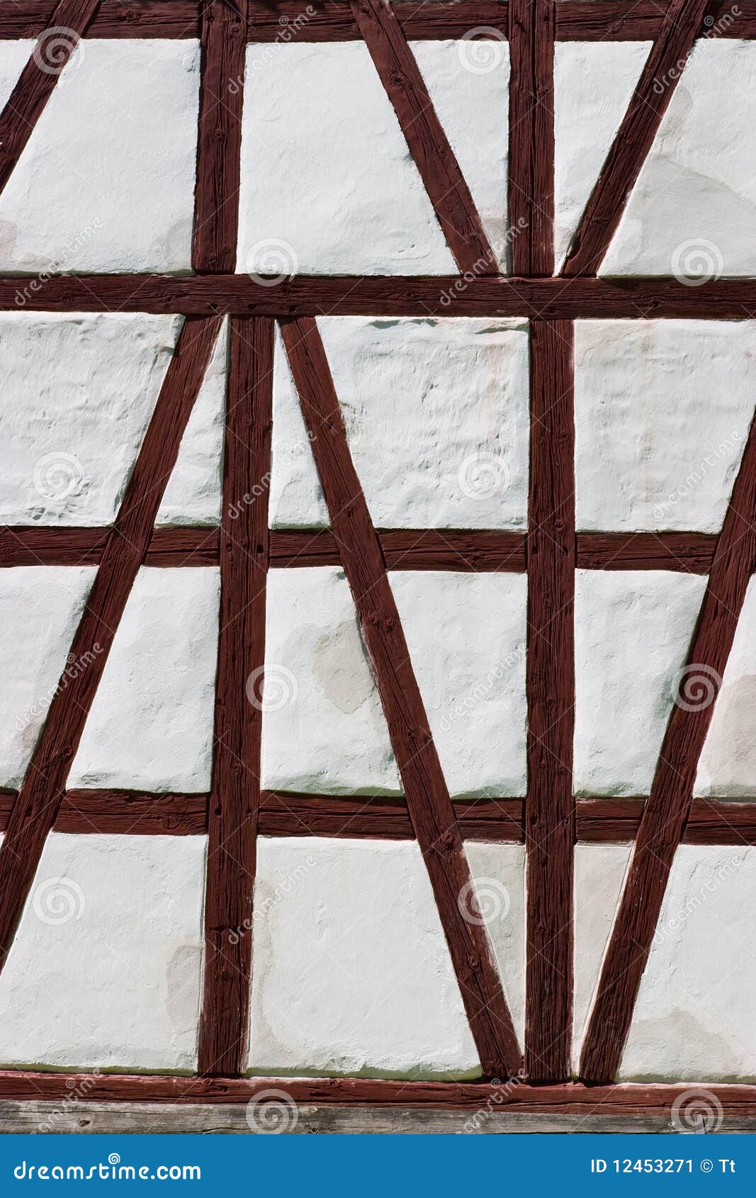 Half timbering wall stock image. Image of fashioned, colored - 12453271