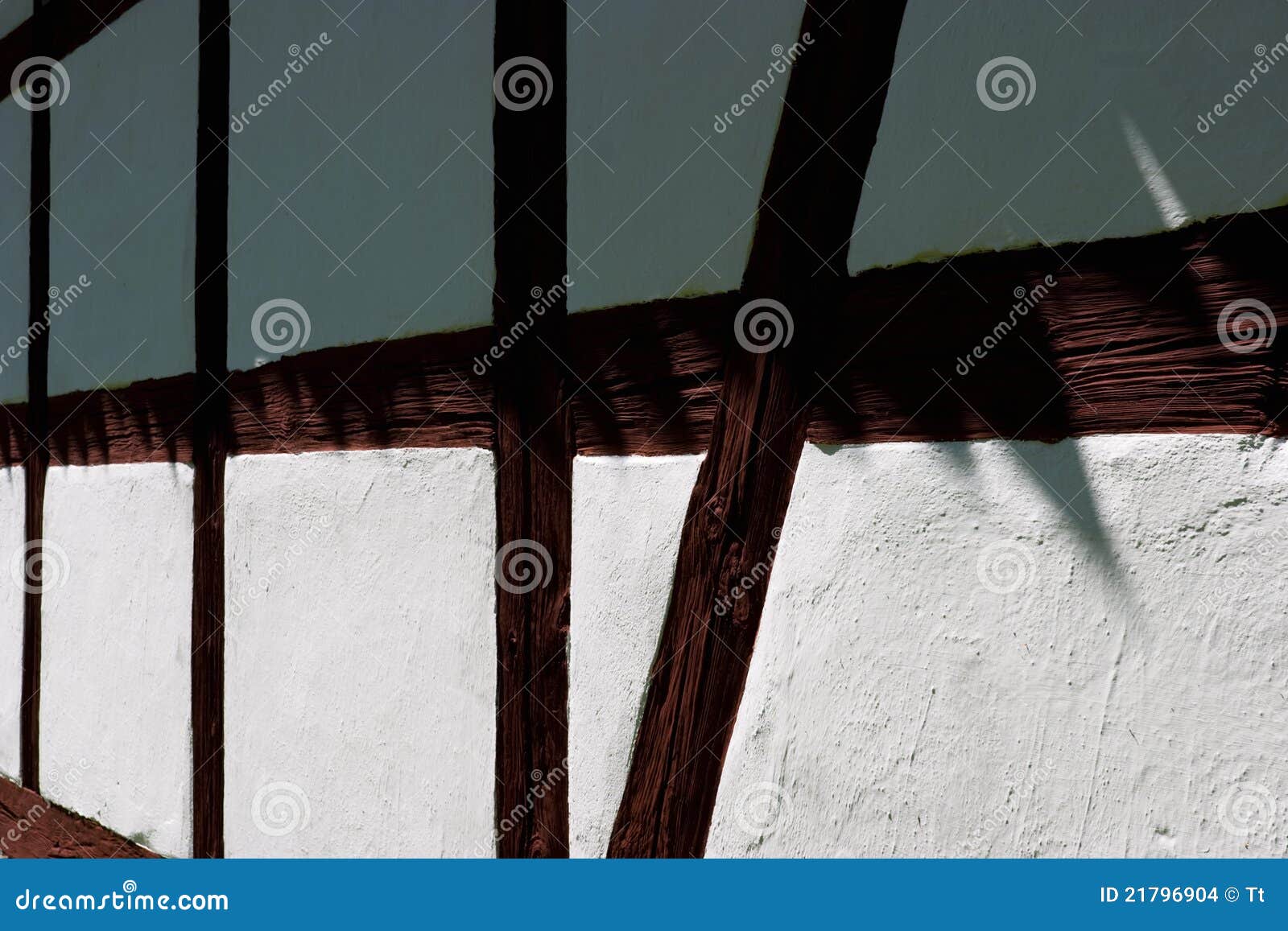 Half timbering wall stock photo. Image of architecture - 21796904