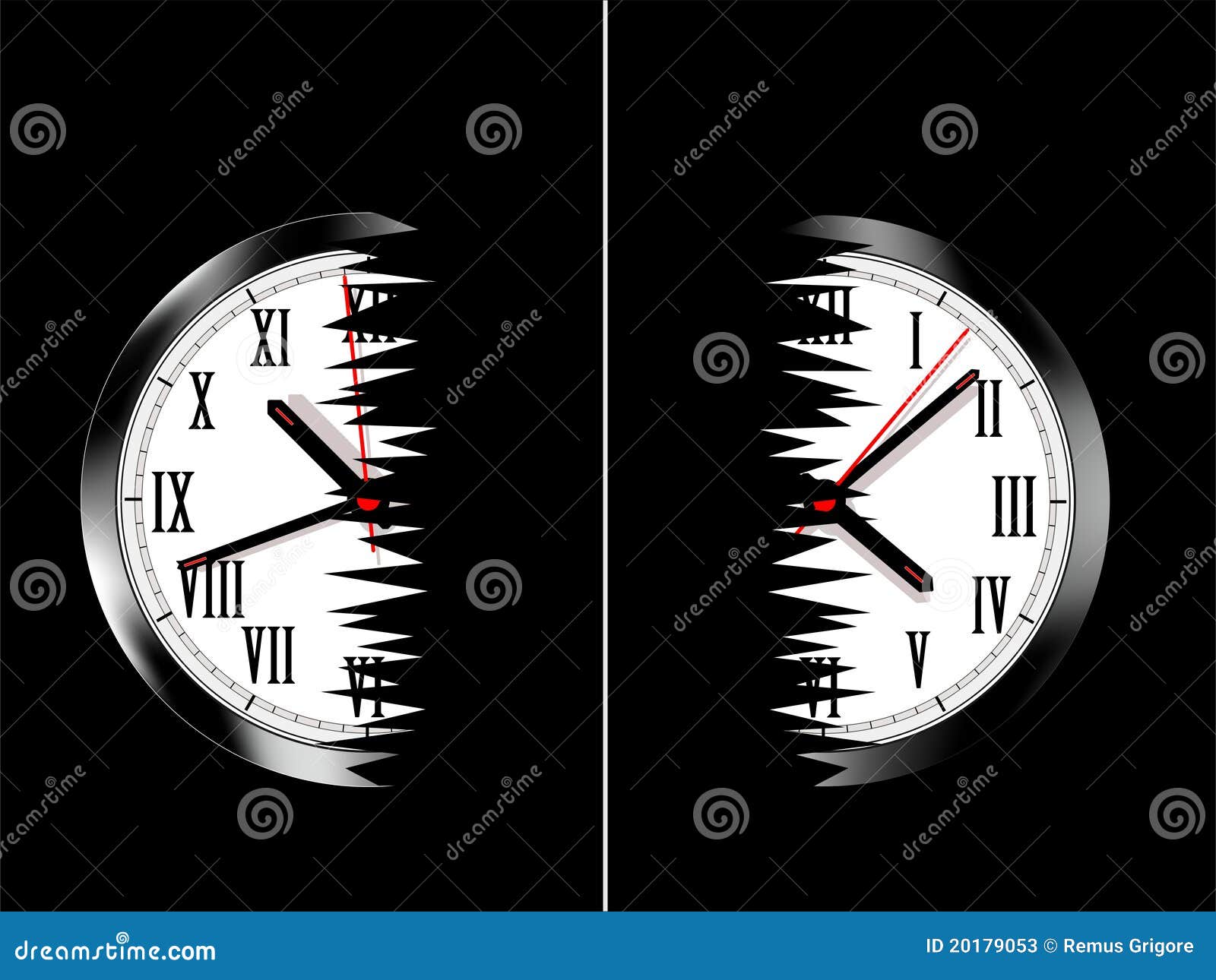 Half time stock illustration. Illustration of hours, dial - 20179053