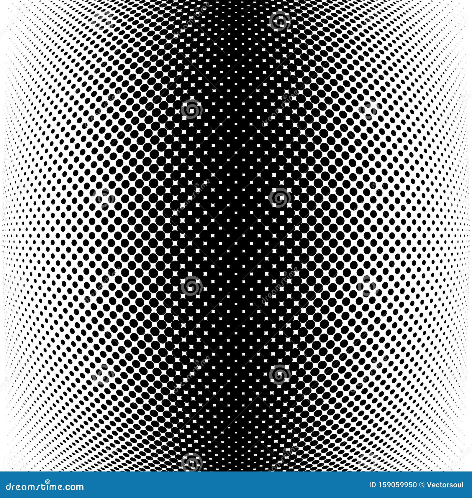 Half-tone Dots. Dotted, Circles Pattern. Sphere, Orb or Globe ...