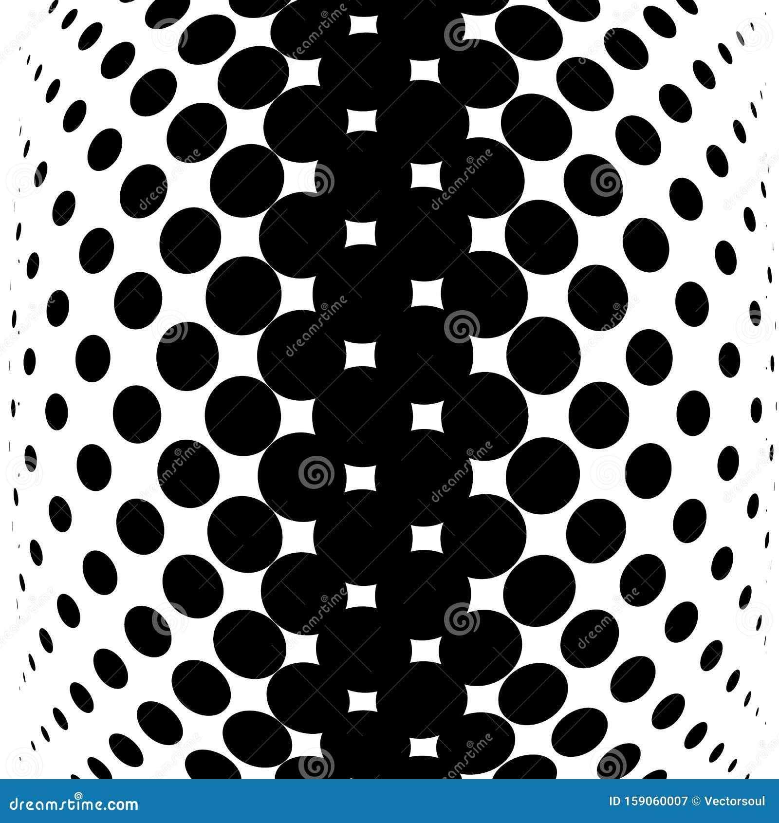 Half-tone Dots. Dotted, Circles Pattern. Sphere, Orb or Globe ...