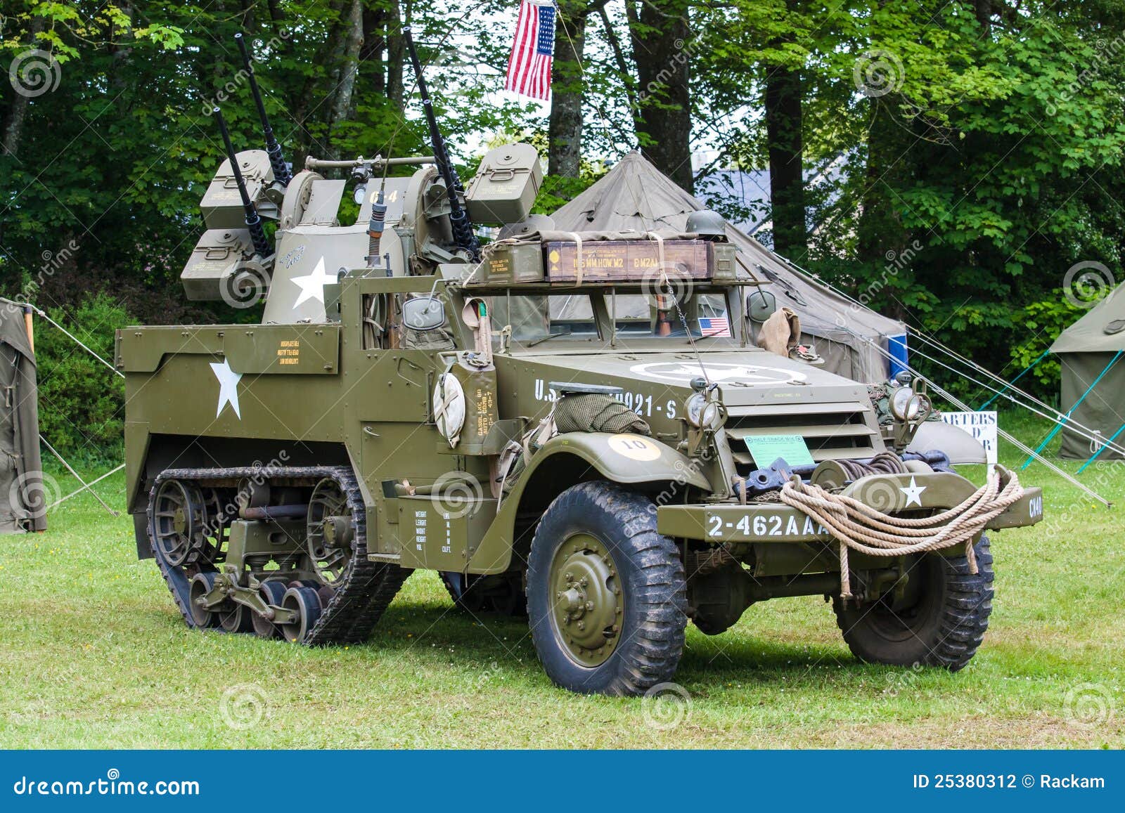 Half track m16 editorial photography. Image of history - 25380312
