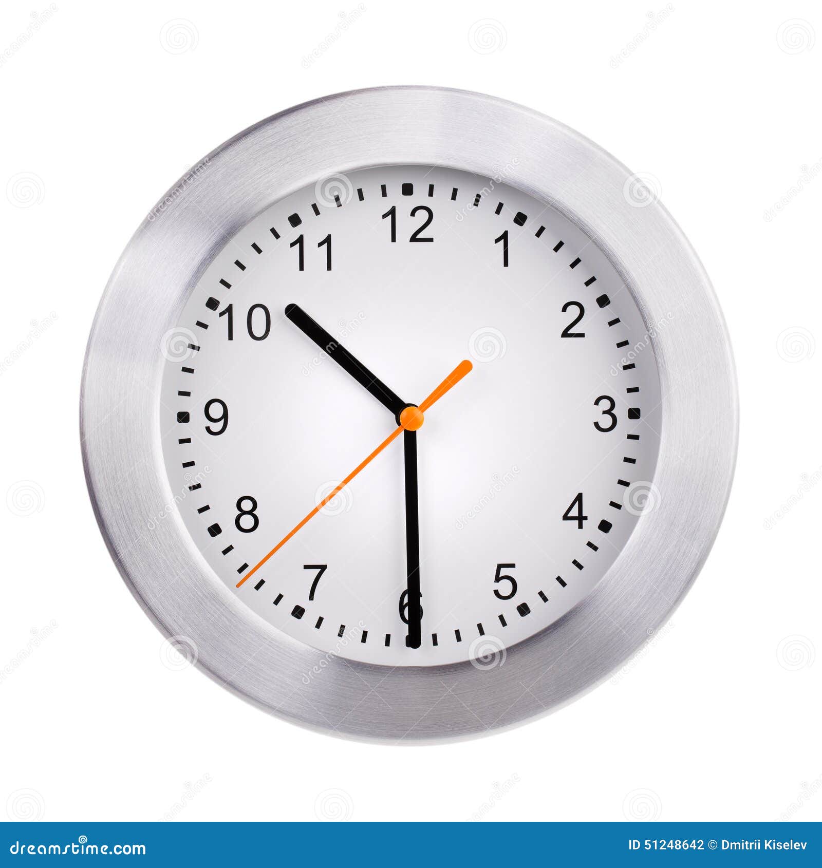 Half Voorbij Tien Op De Klok Stock Foto - Image of rechtsom, timing ...