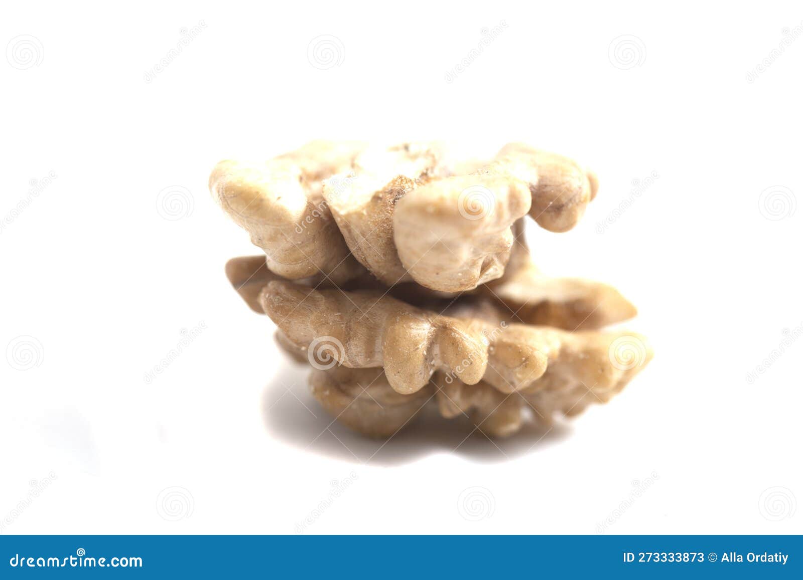 Half of the Walnut Kernels. Walnut Insides. Healthy Diet. Ingredients ...