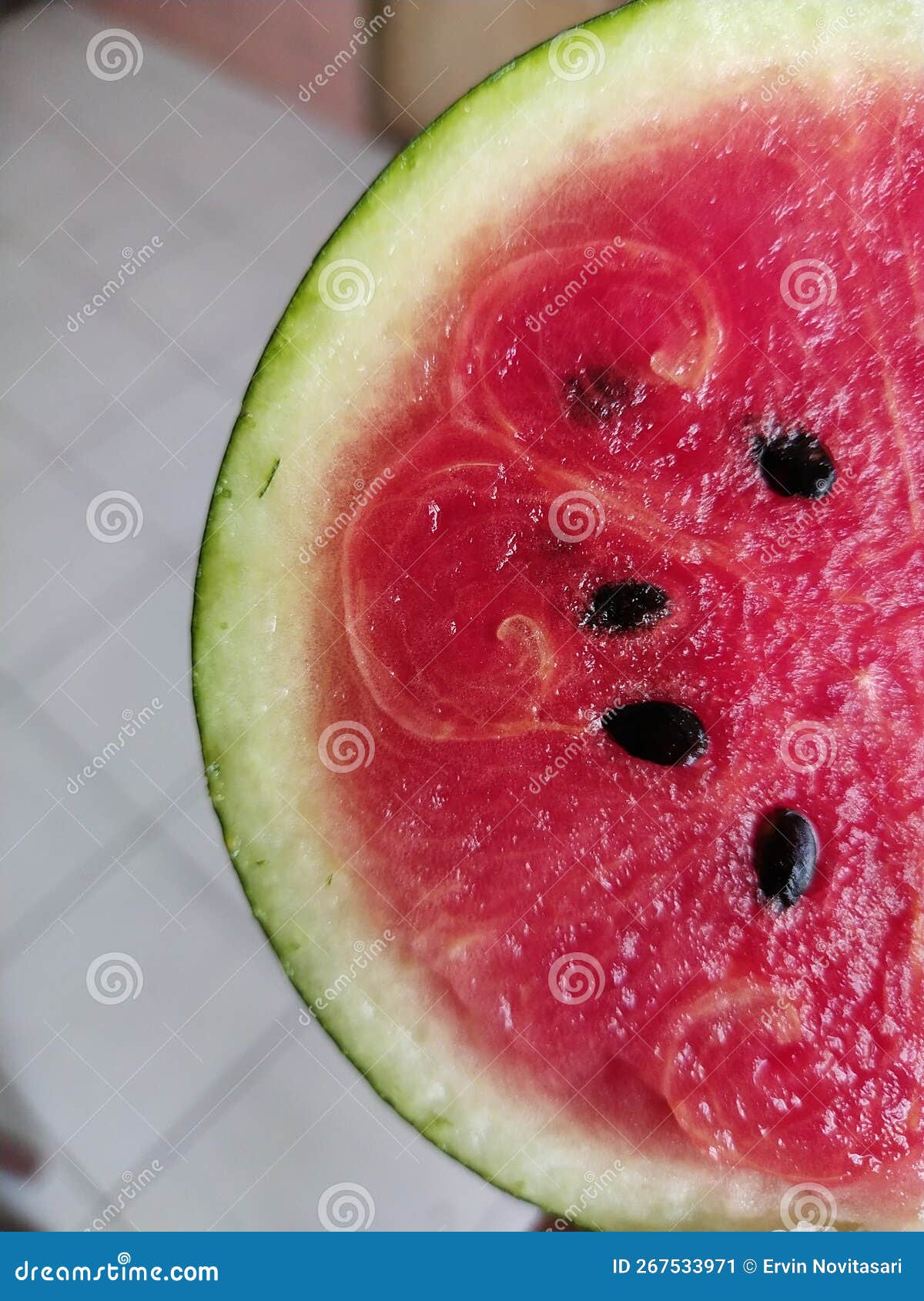 A Half of Watermelon with the Art Stock Image - Image of fruit, dish ...