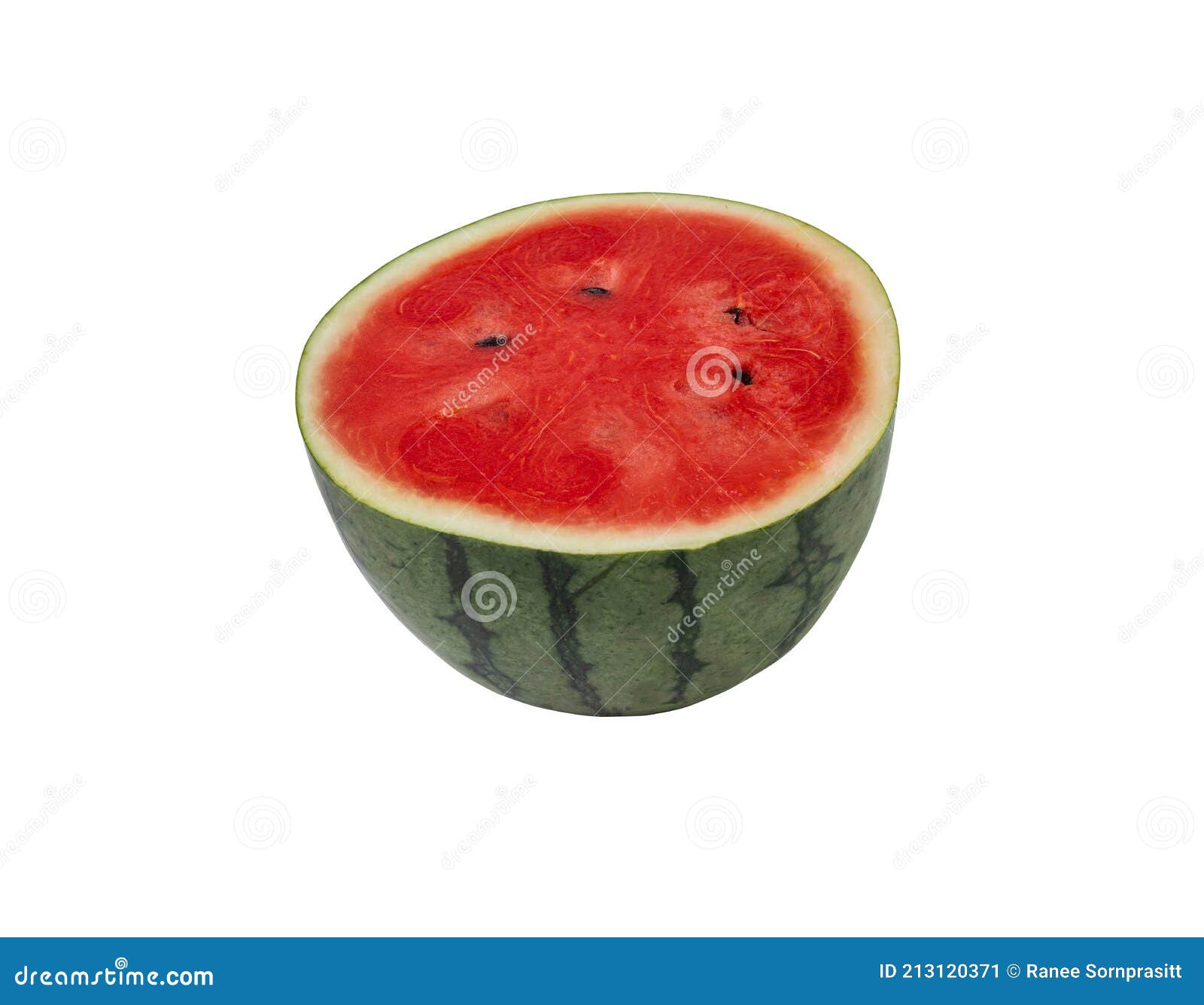 Half Watermelon Isolated with Seeds Stock Image - Image of round, fresh ...