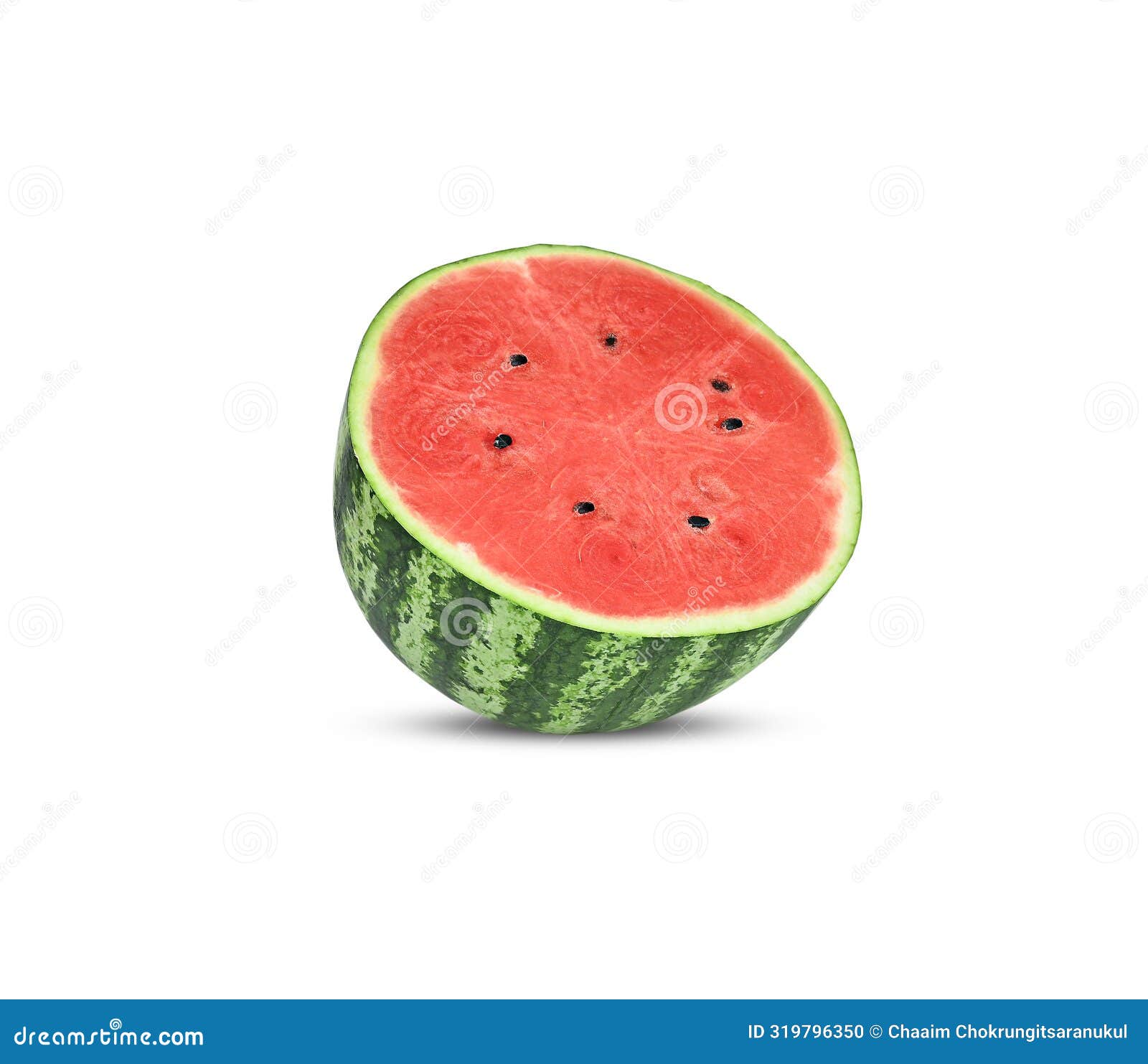 Half Cut of Watermelon that Grown in Climates from Tropical To ...