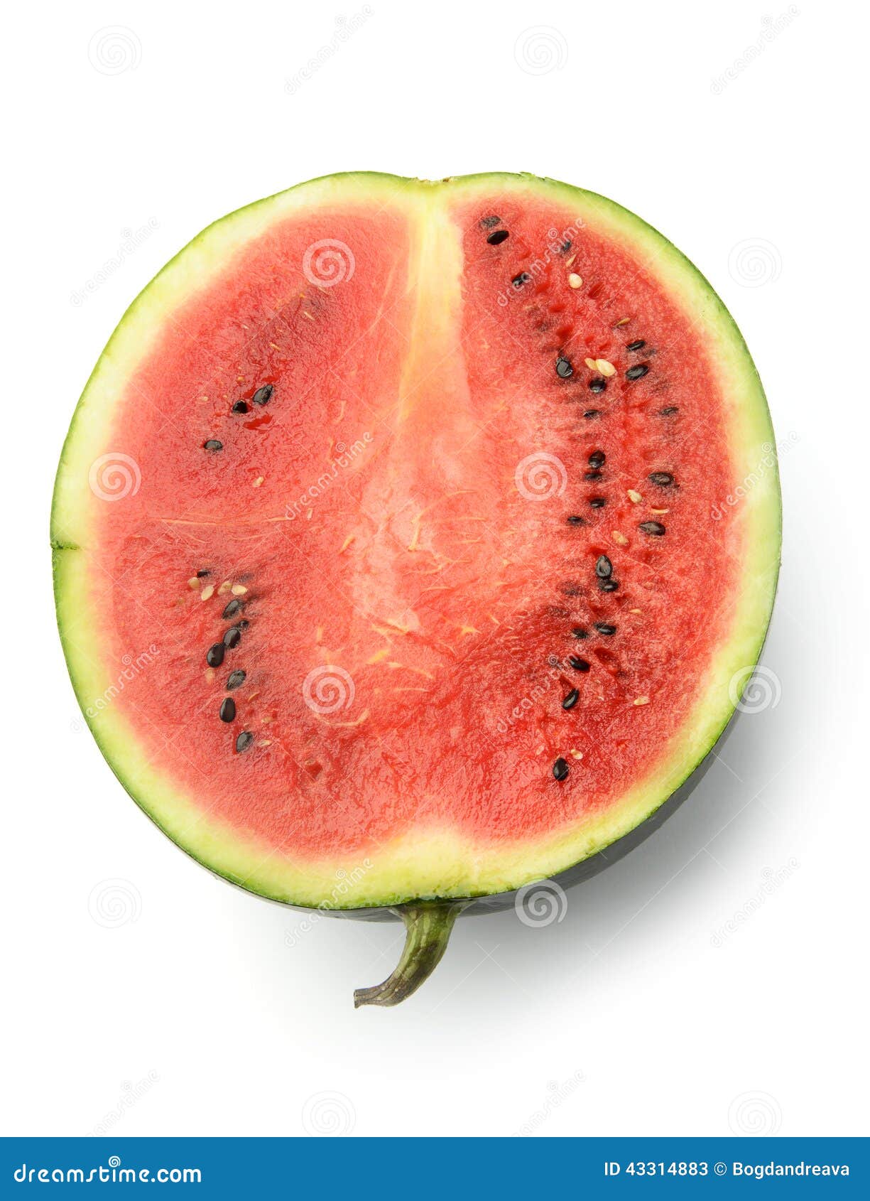 Half of watermelon stock image. Image of tasty, fresh - 43314883