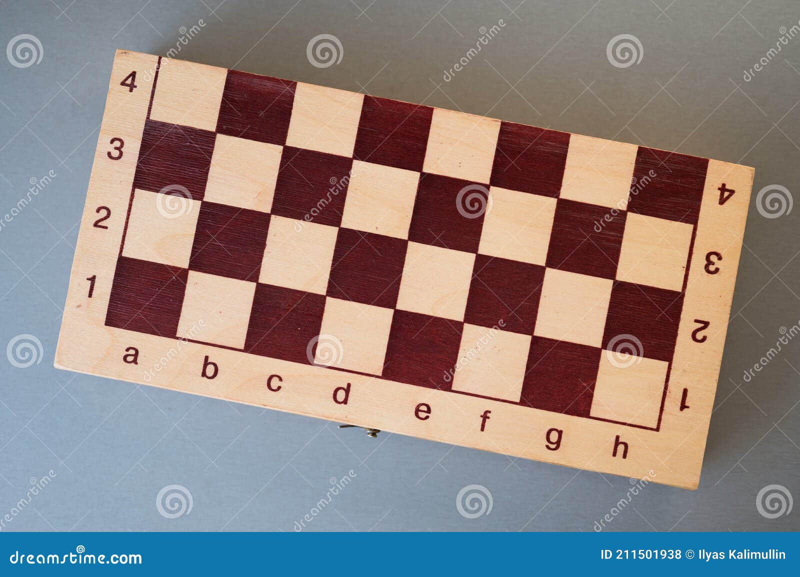 Half White Pieces Side of Chessboard Stock Photo - Image of wooden ...