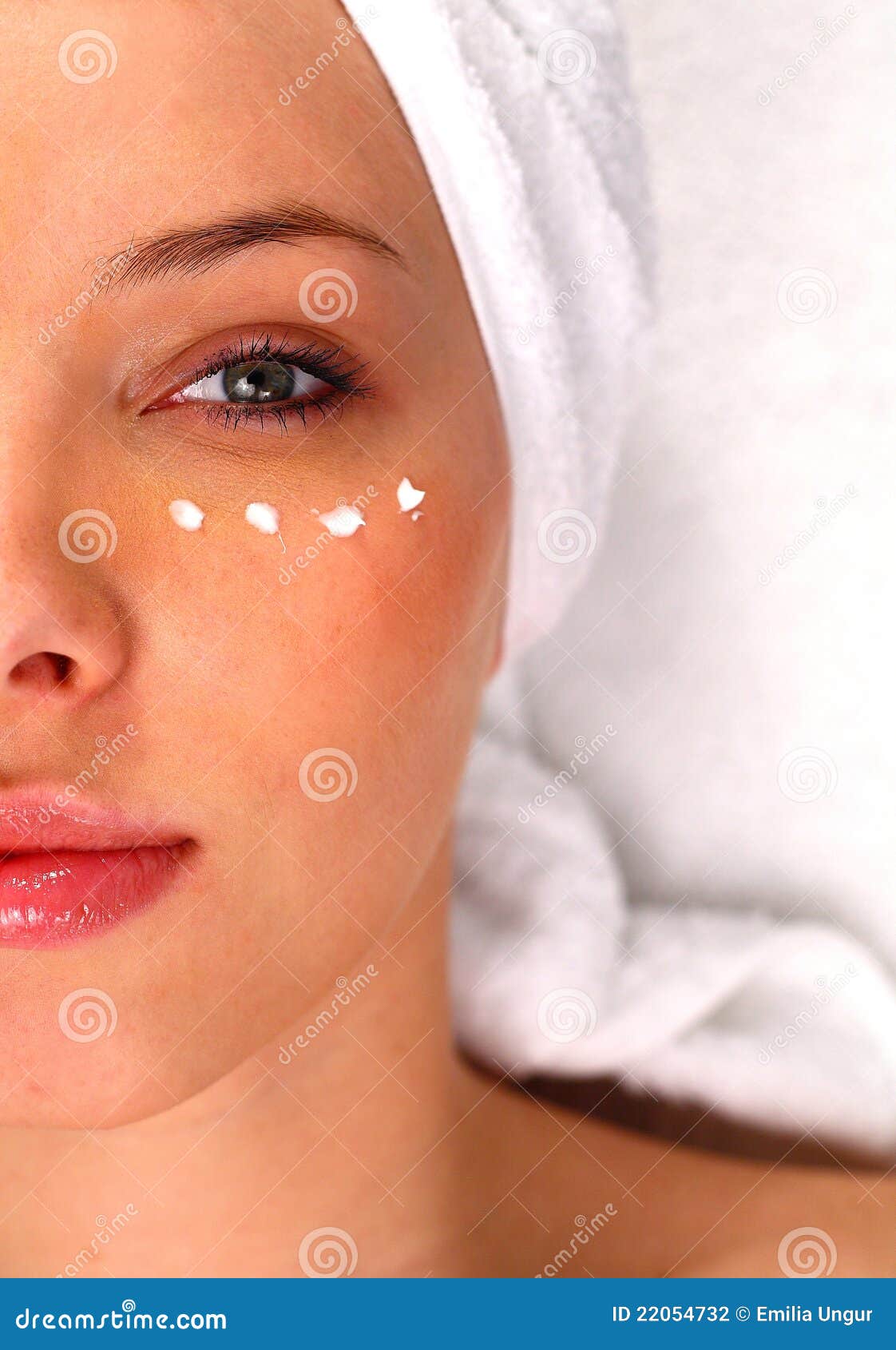 Half of a woman s face stock photo. Image of beauty, cute - 22054732