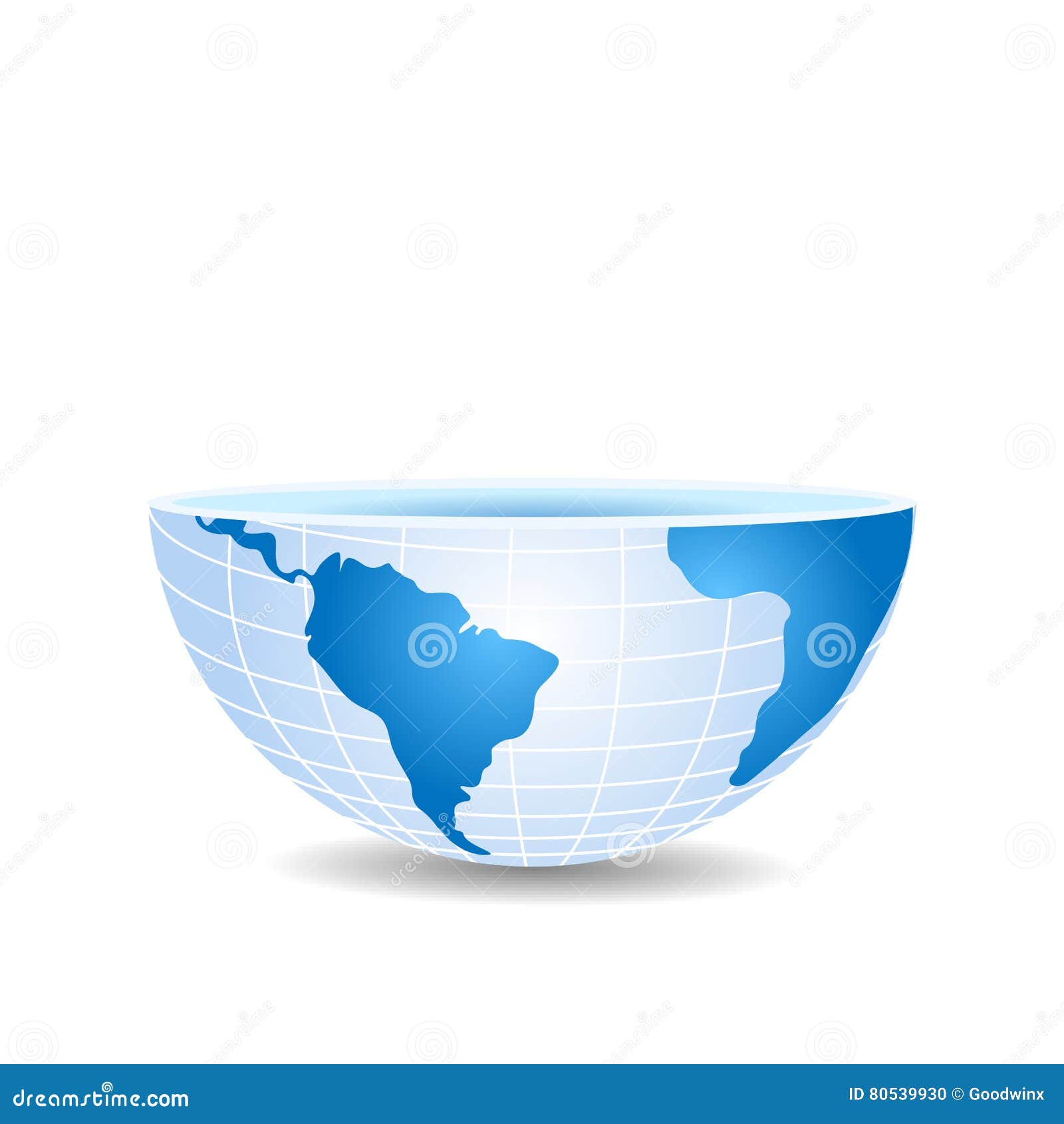 Map Of America In Sliced Pieces Falling Apart Graphic Abstract ...