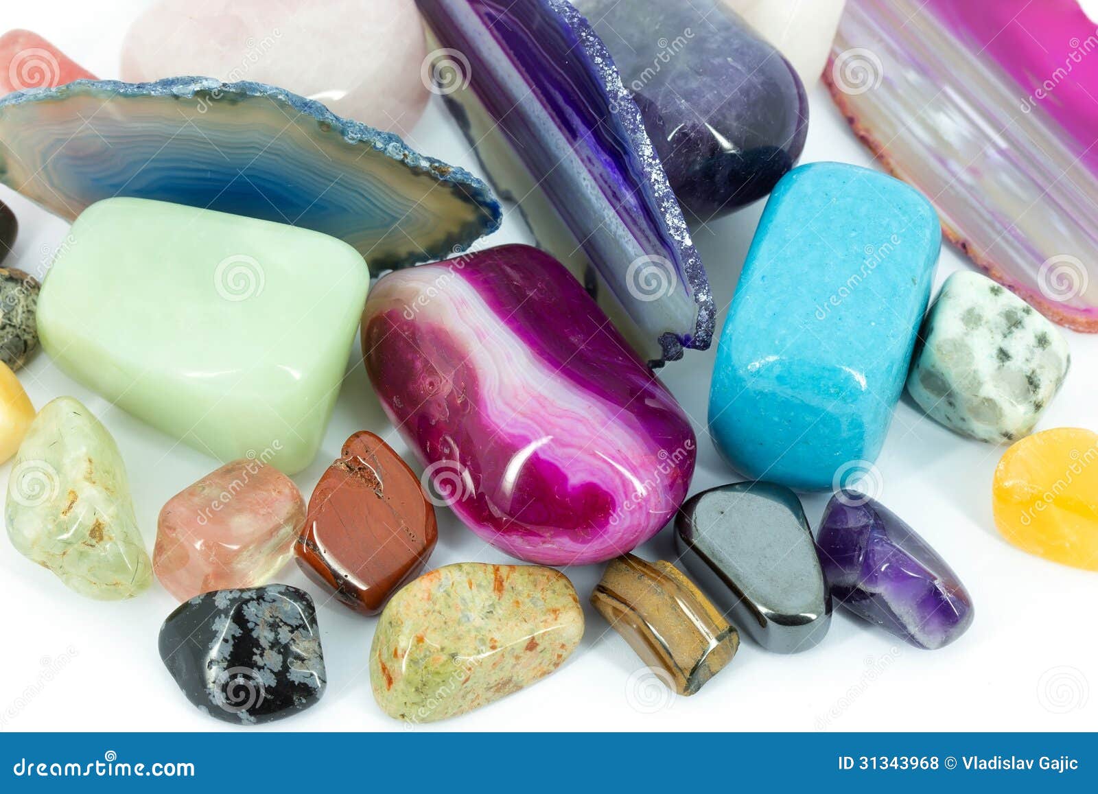 Halfedelstenen stock foto. Image of jaspis, naughty, opgepoetst - 31343968