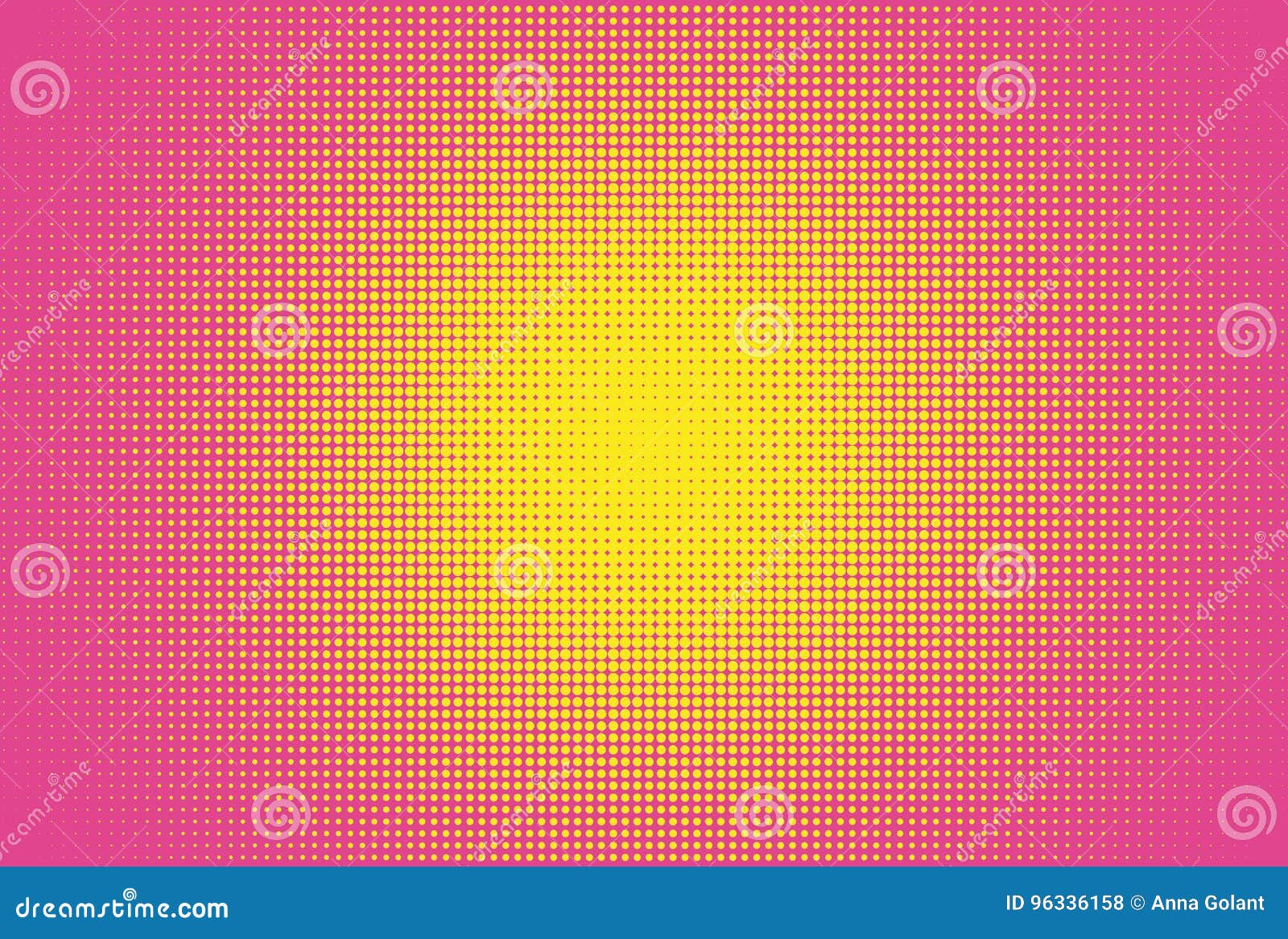 Halftone Background. Comic Dotted Pattern. Pop Art Retro Style Stock ...