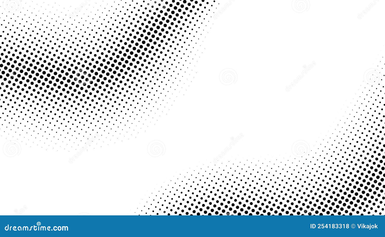 Halftone Background. Comic Halftone Pop Art Texture. White and Black ...