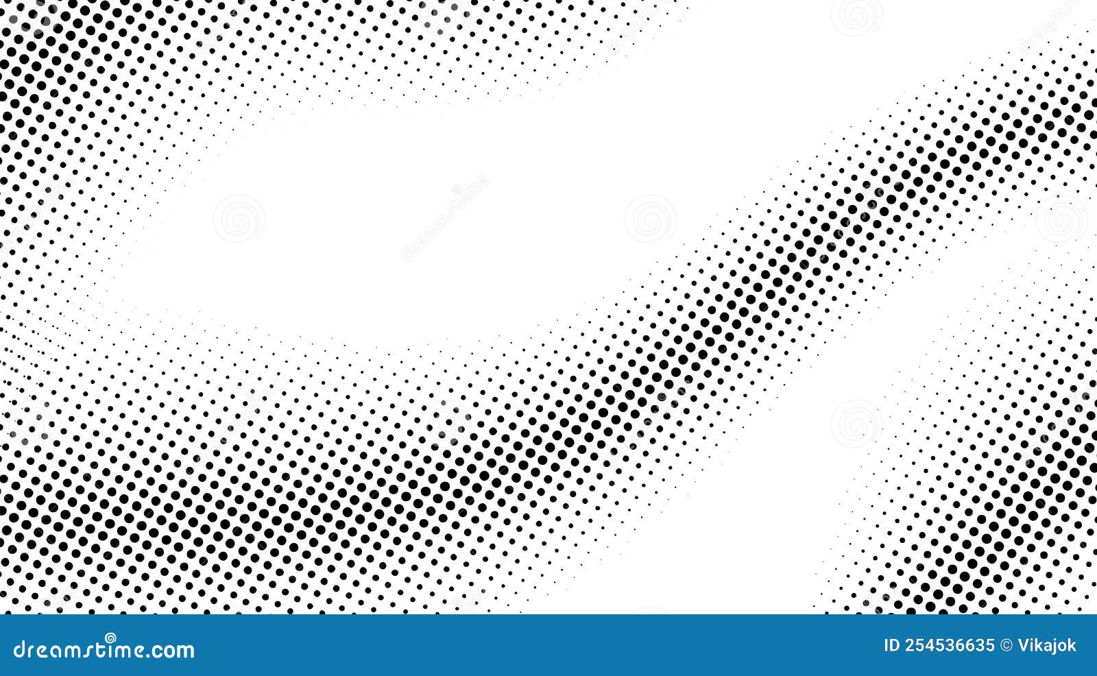 Halftone Background. Comic Halftone Pop Art Texture. White and Black ...